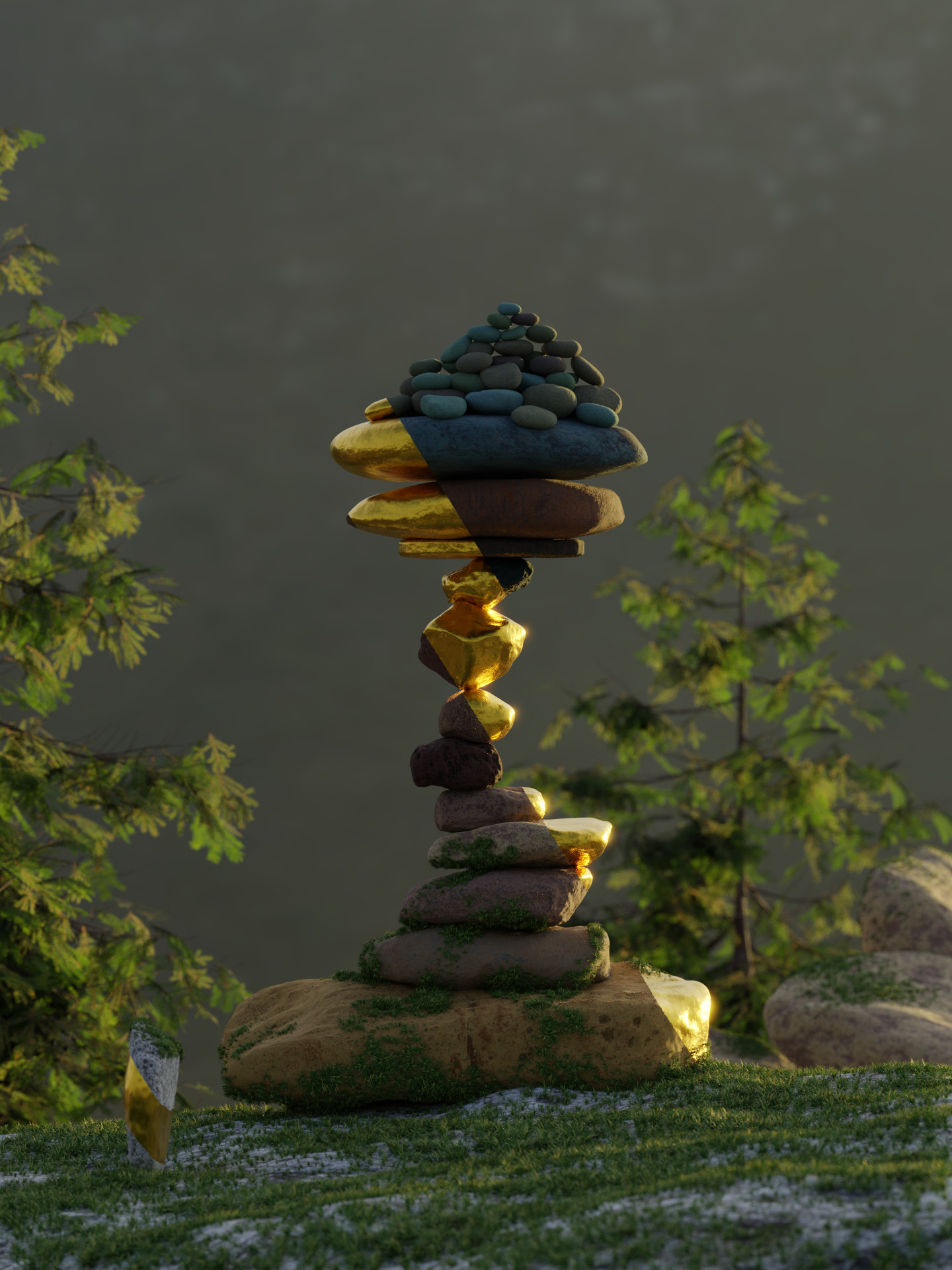 ArtStation - golden balance