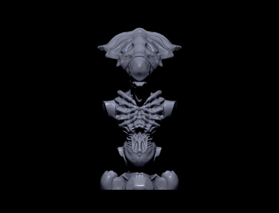 ArtStation - alien bust