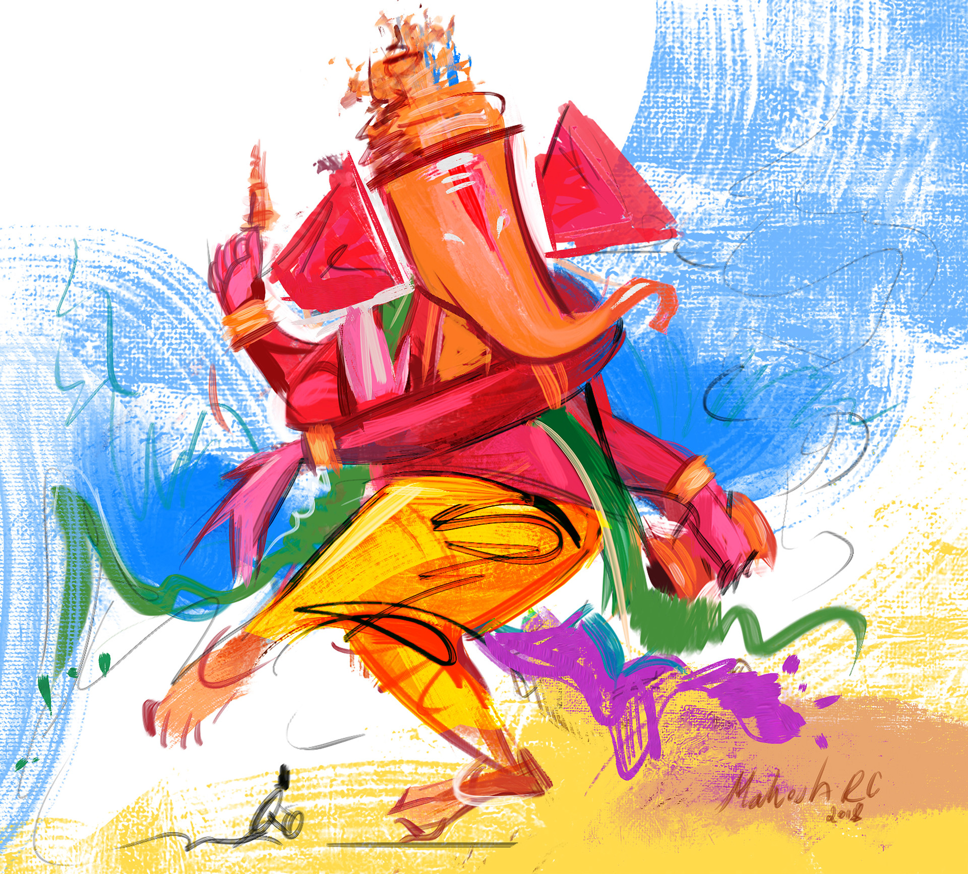 ArtStation - Natya Ganesha