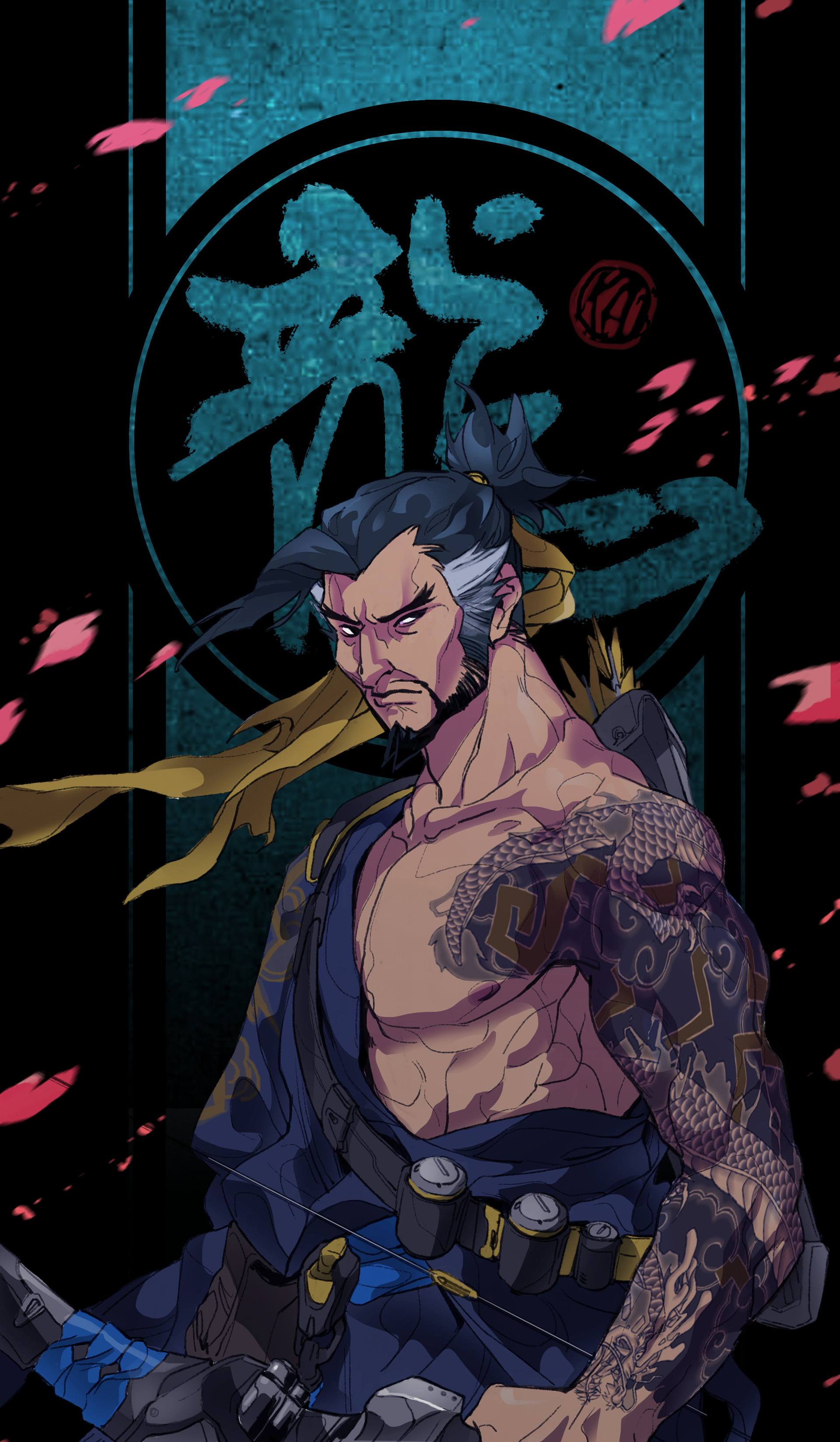 ArtStation - HANZO DRAGON SOUL