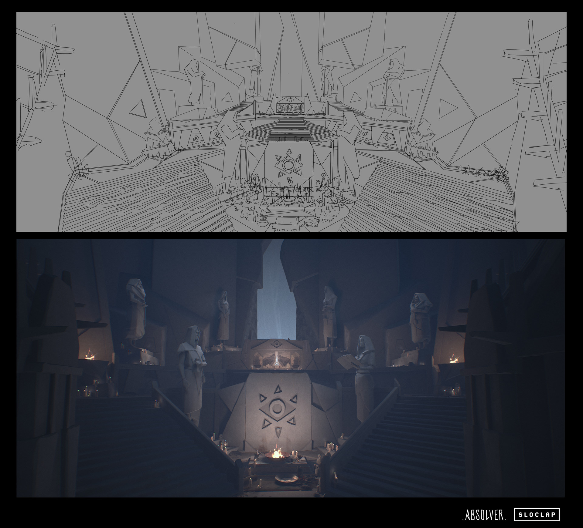 Servane Altermatt - Absolver: Downfall Boss Room Temple Ruins