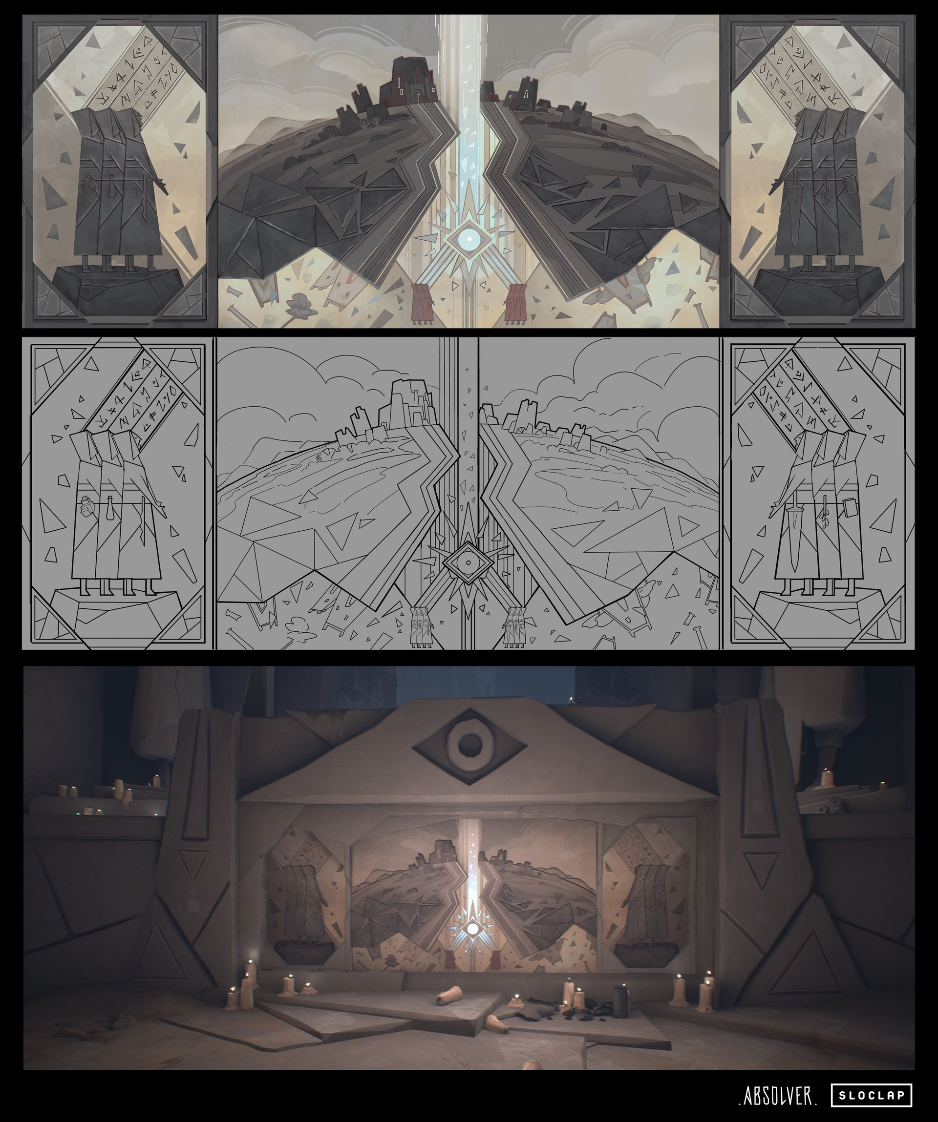 Servane Altermatt - Absolver: Downfall Boss Room Temple Ruins