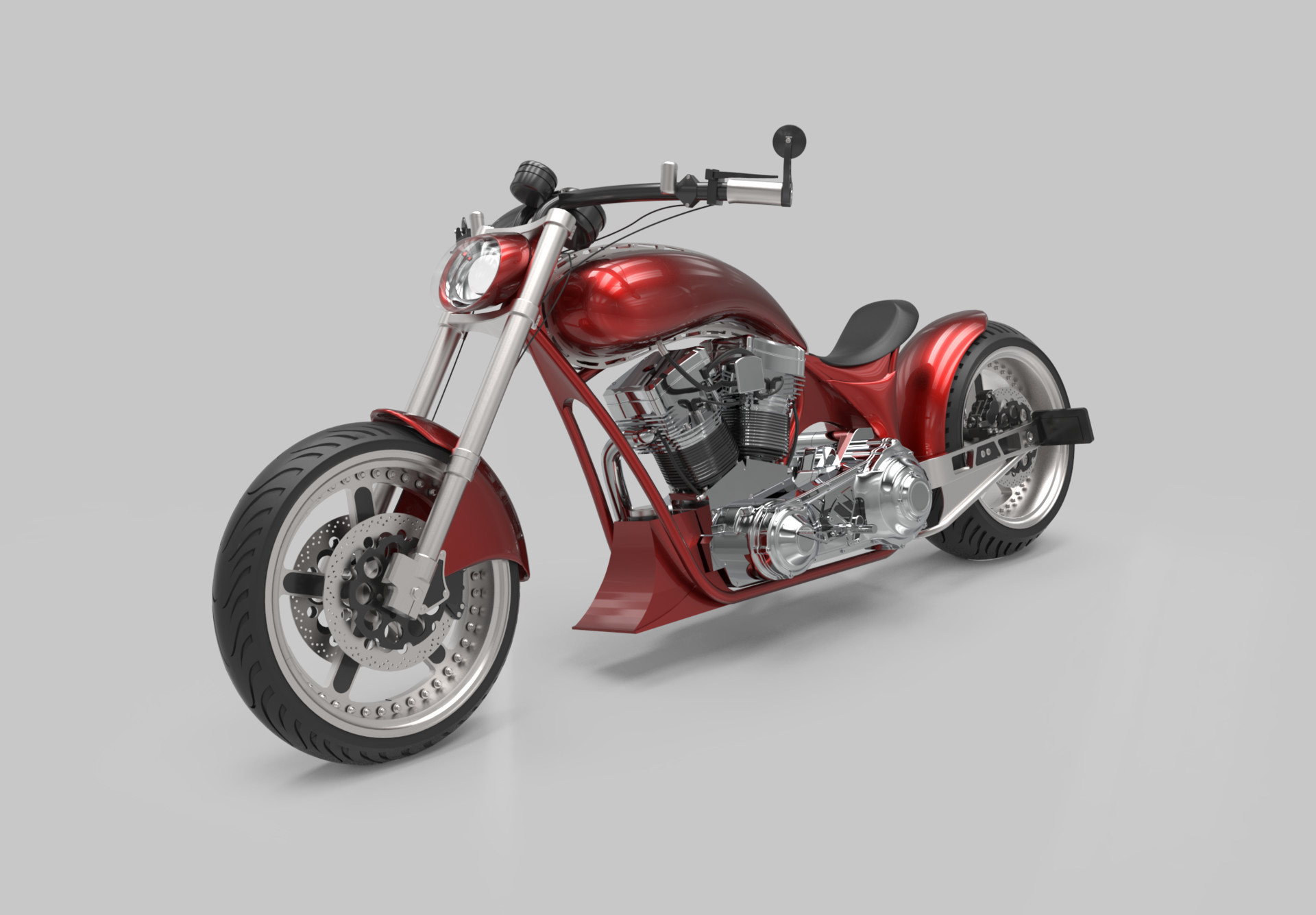 ArtStation - Custom Motorcycle - WIP (Test render)
