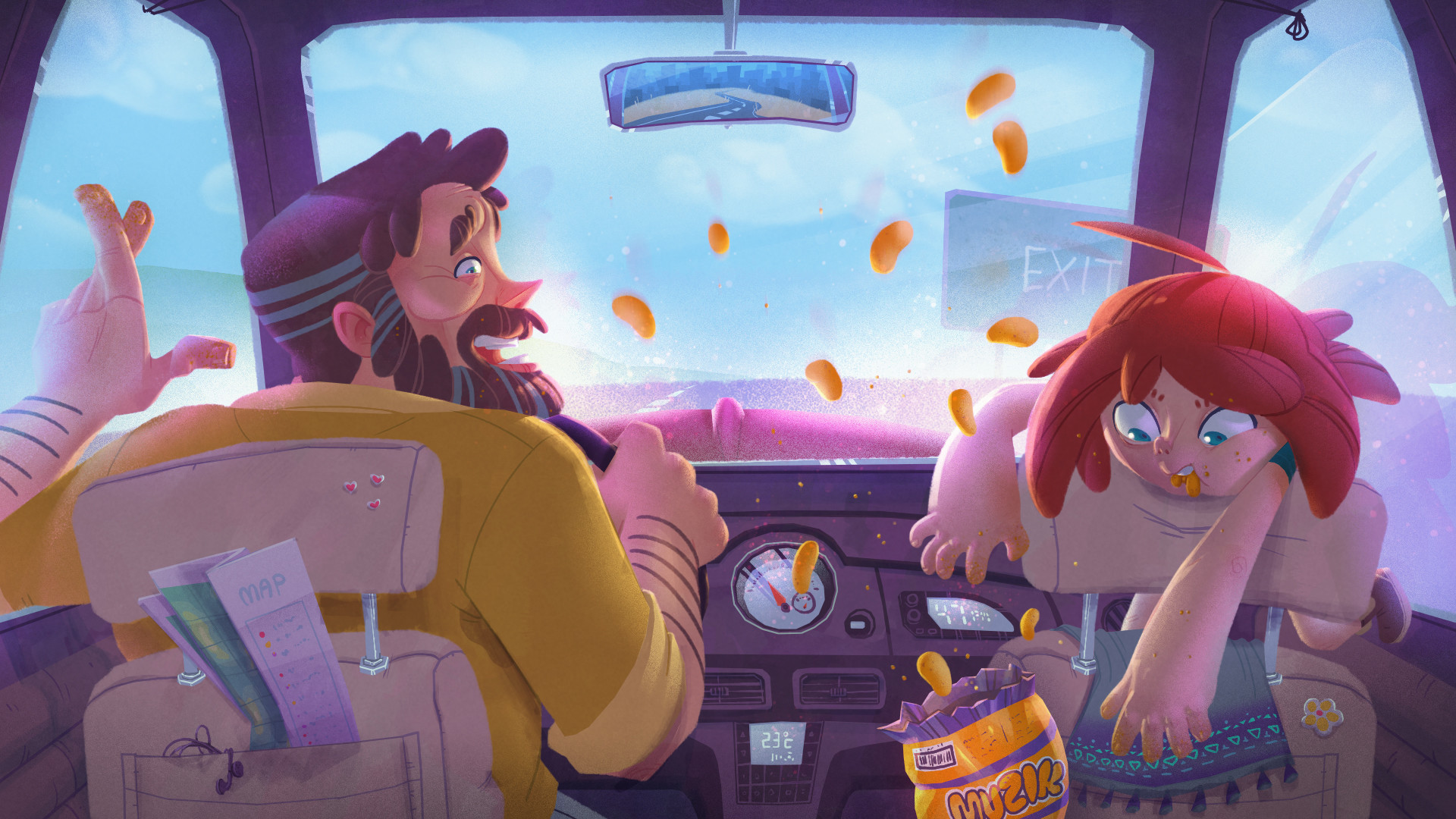 ArtStation - 02 - car ride
