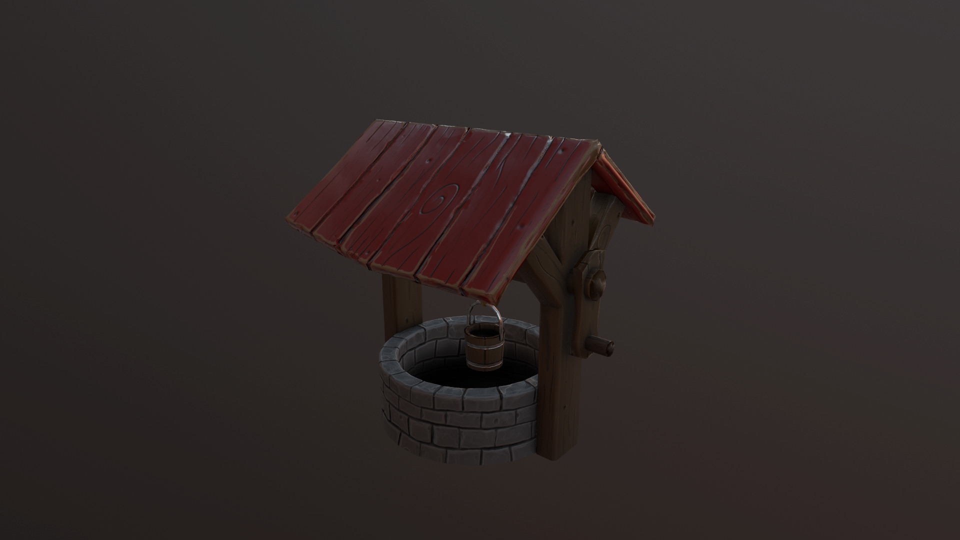 ArtStation - stylized Water Well
