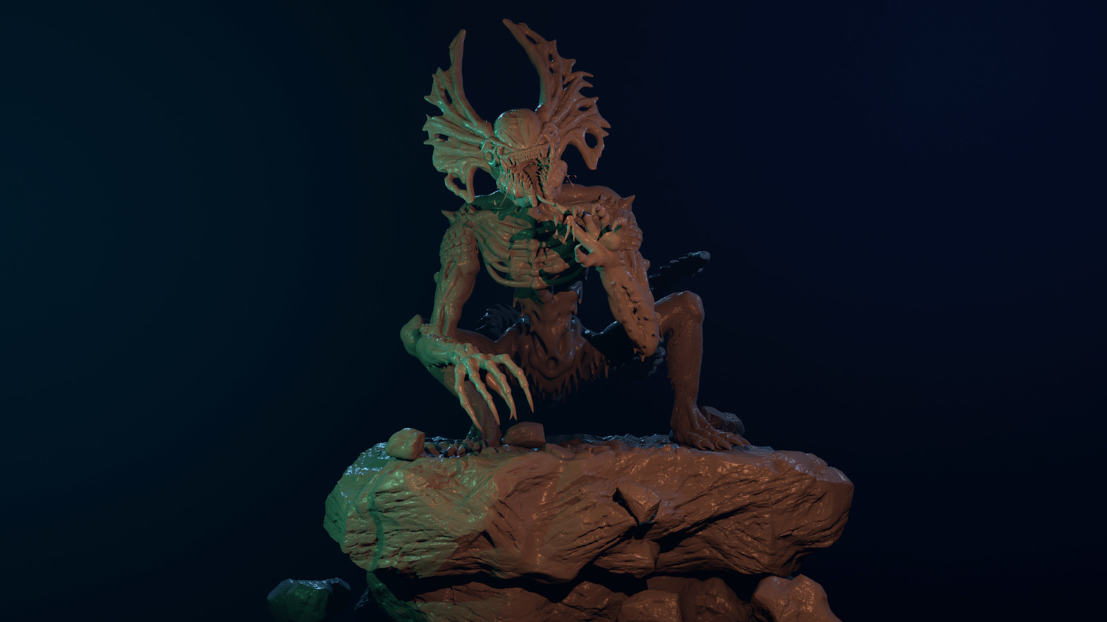 Narendra Keshkar - The Hunter - Alien Creature