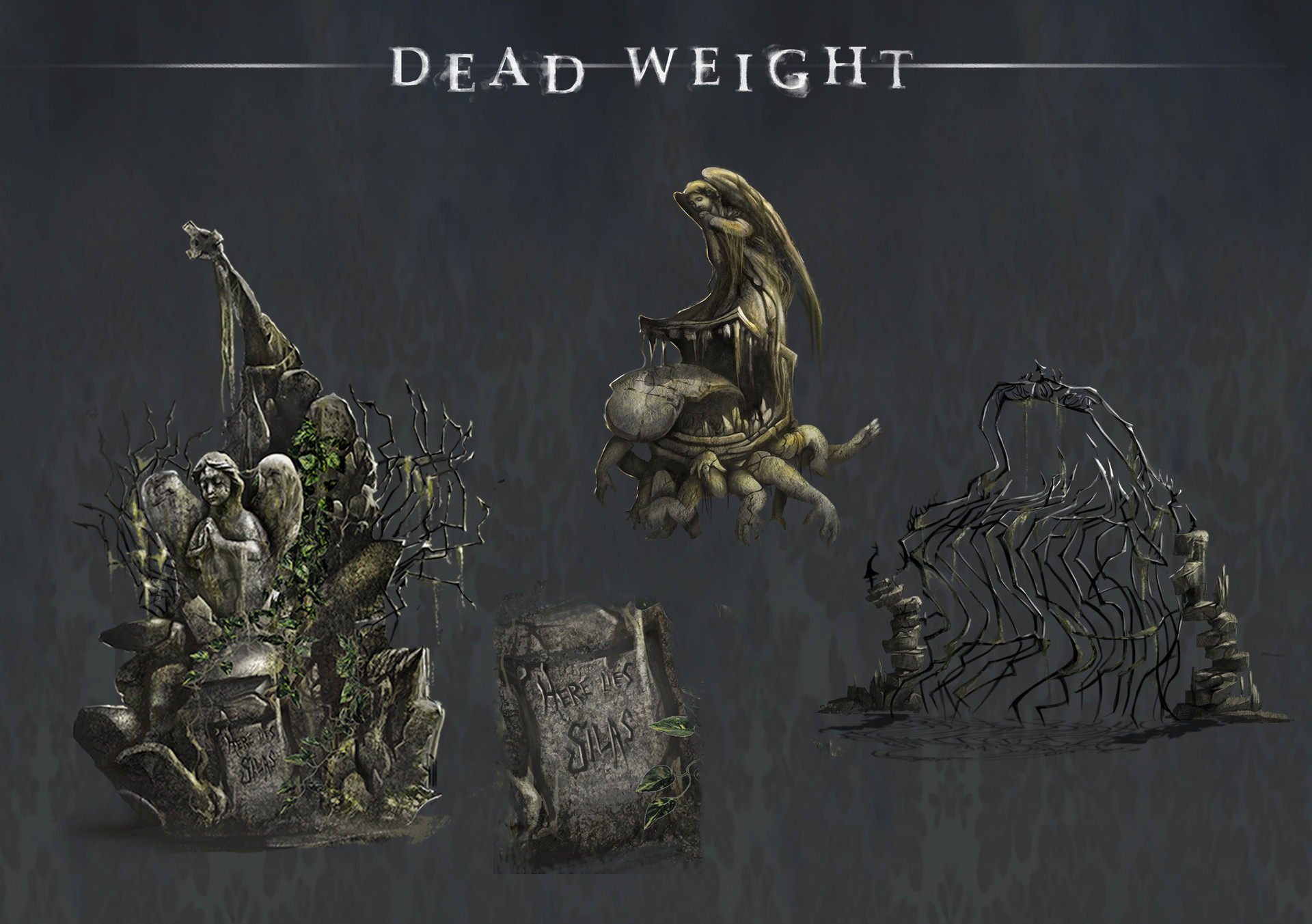 ArtStation - Distorted Cemetery Assets+ Creature