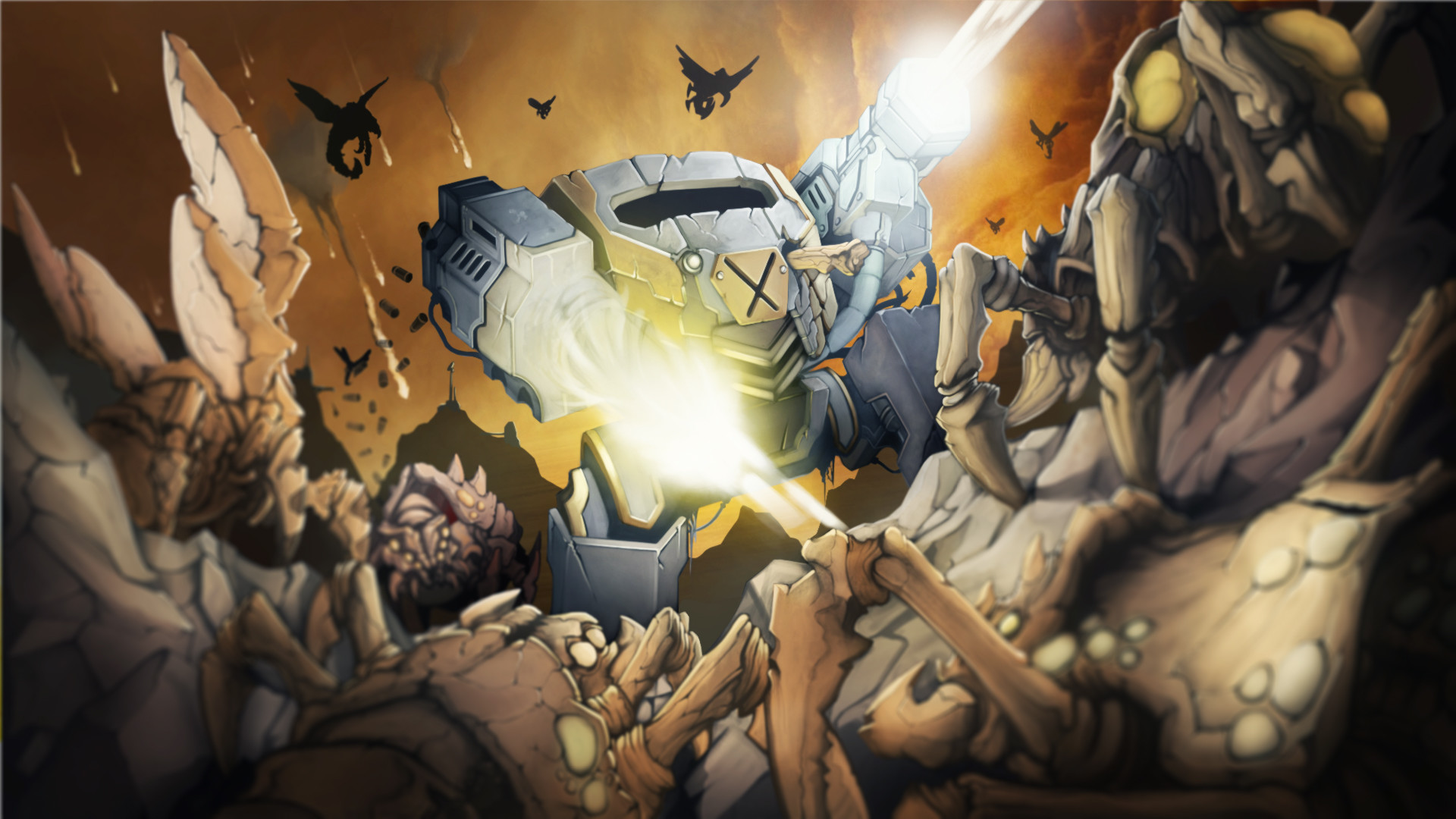 ArtStation - Fighting the Swarm