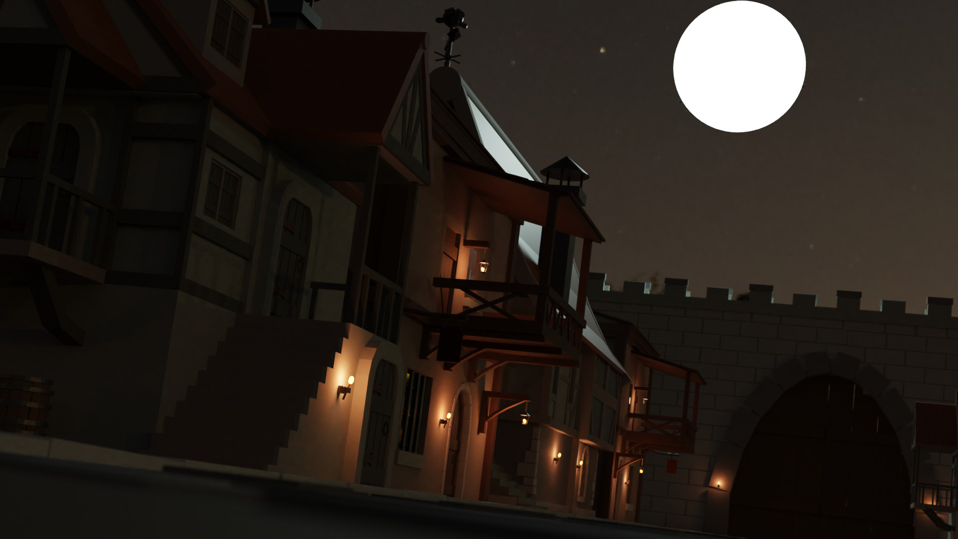 ArtStation - Primitive Medieval Village