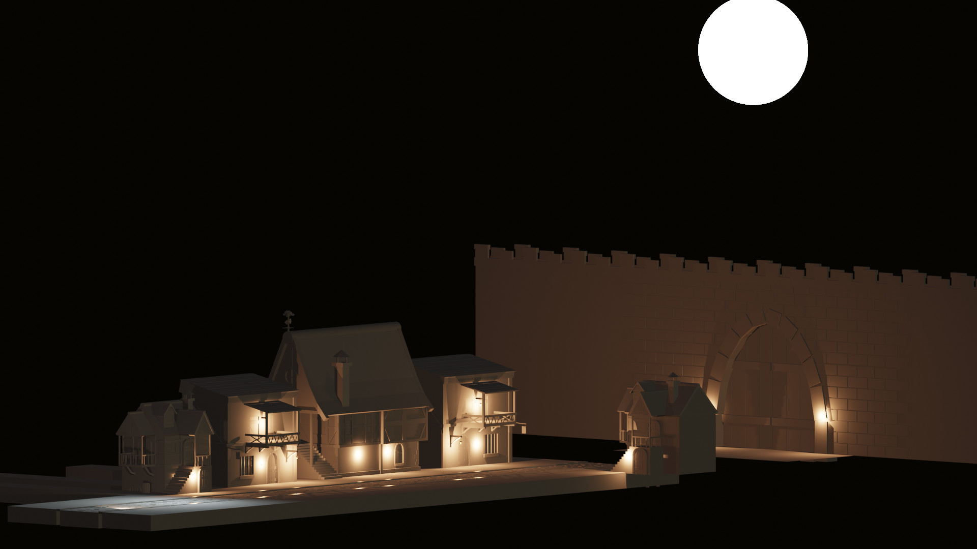 Aaron Rudderham - Primitive Medieval Village