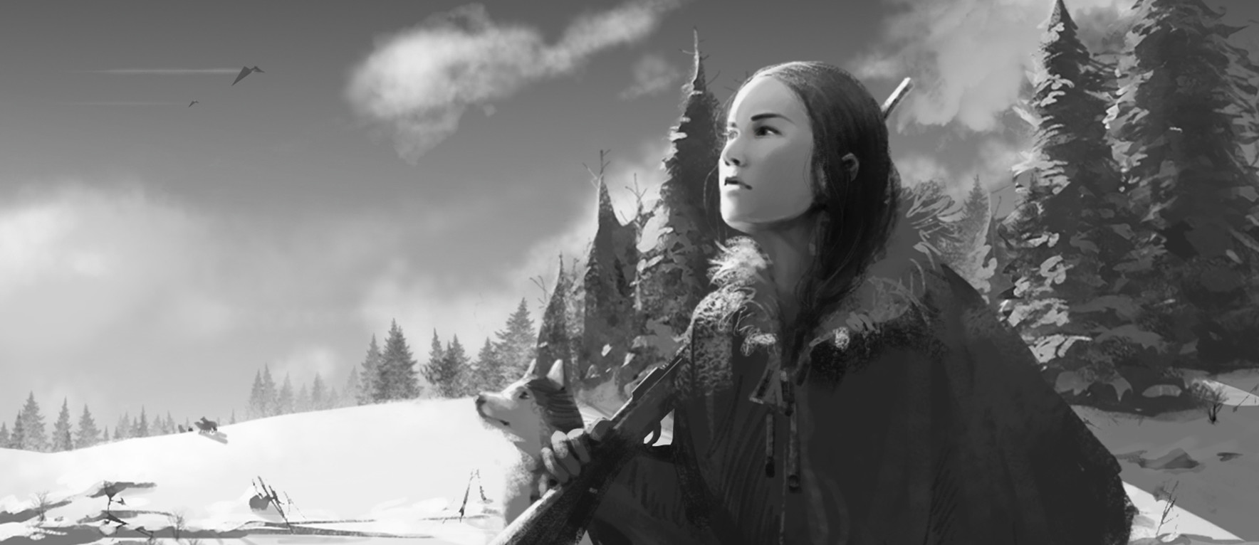 ArtStation - Environment Grayscale Practice