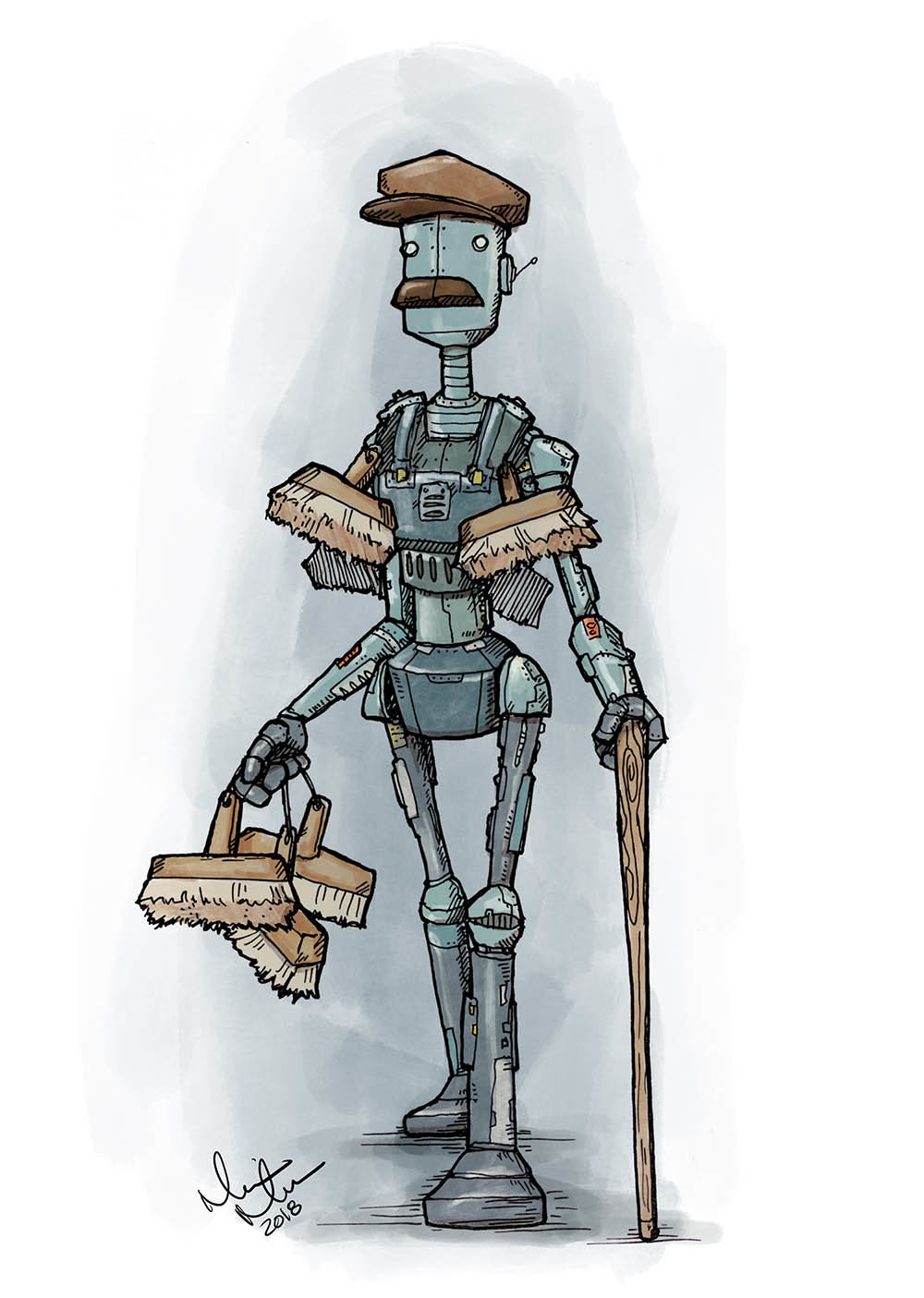 ArtStation - The Broom Seller