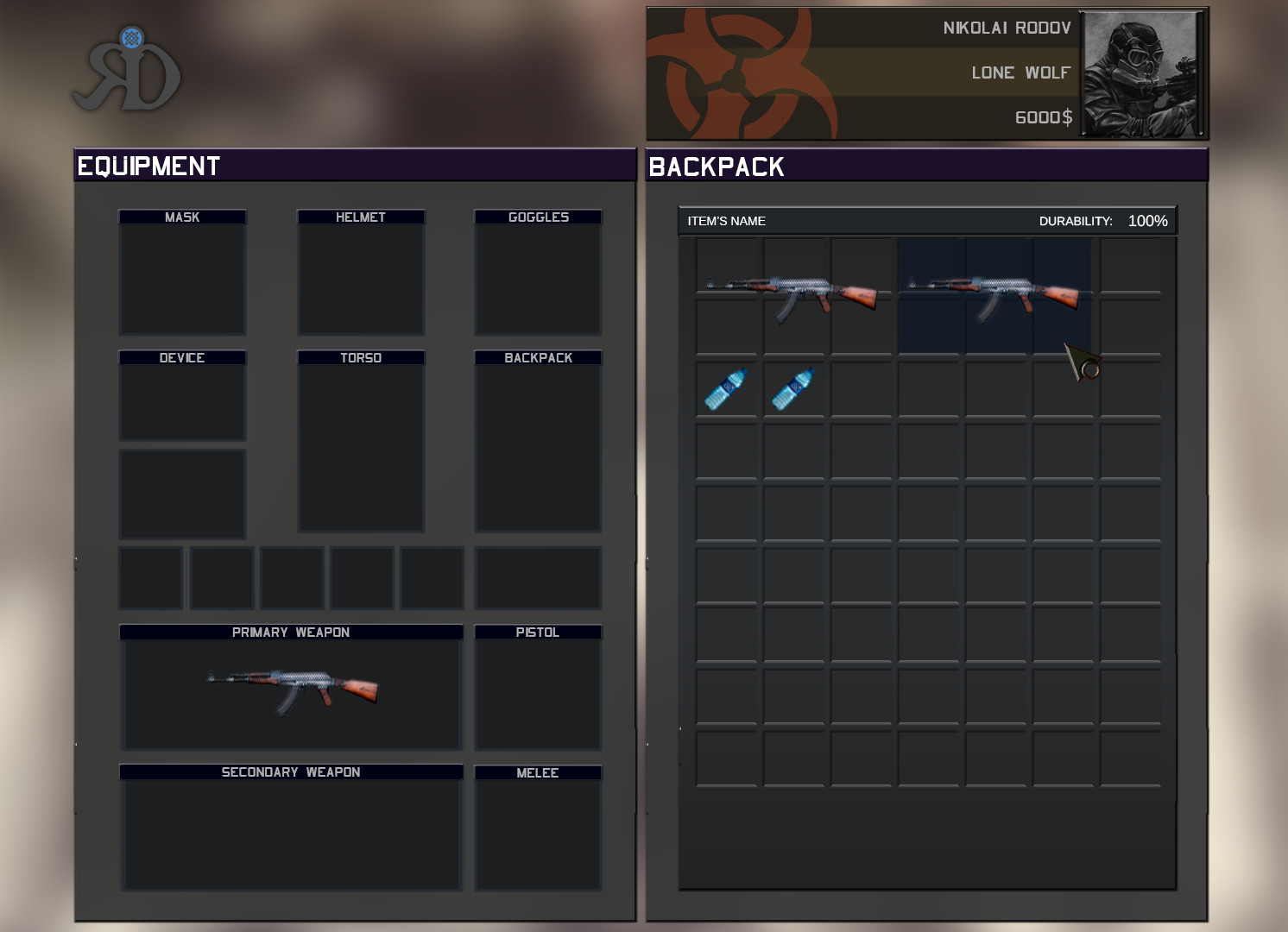ArtStation - UI Design - Post-Apocalyptic