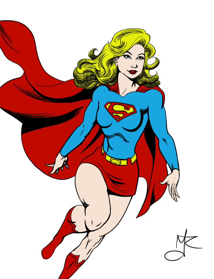 ArtStation - DC Fan art - Superheroines Classic style