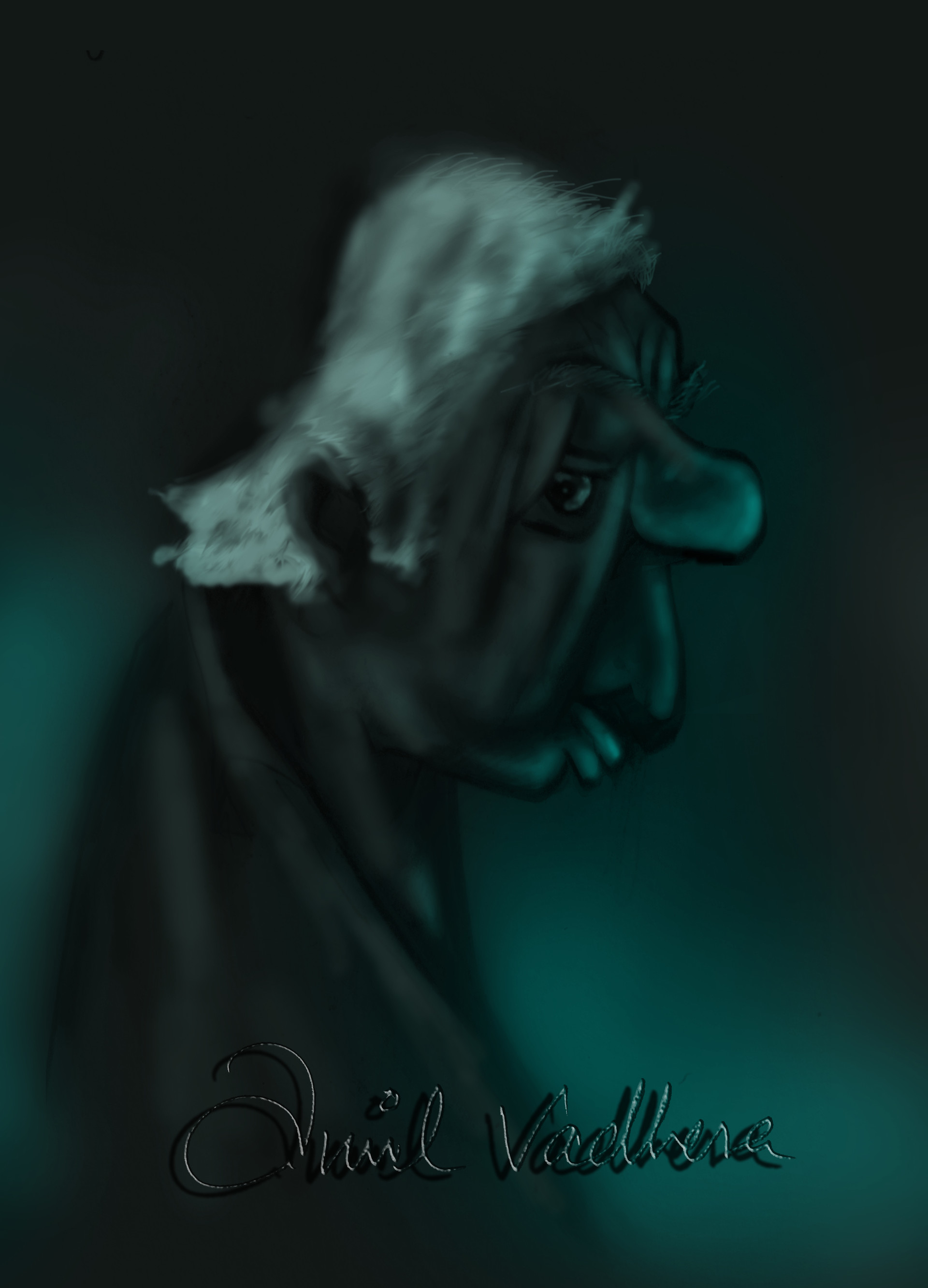 ArtStation - Old person , Digital cartoon character design by - Anil ...