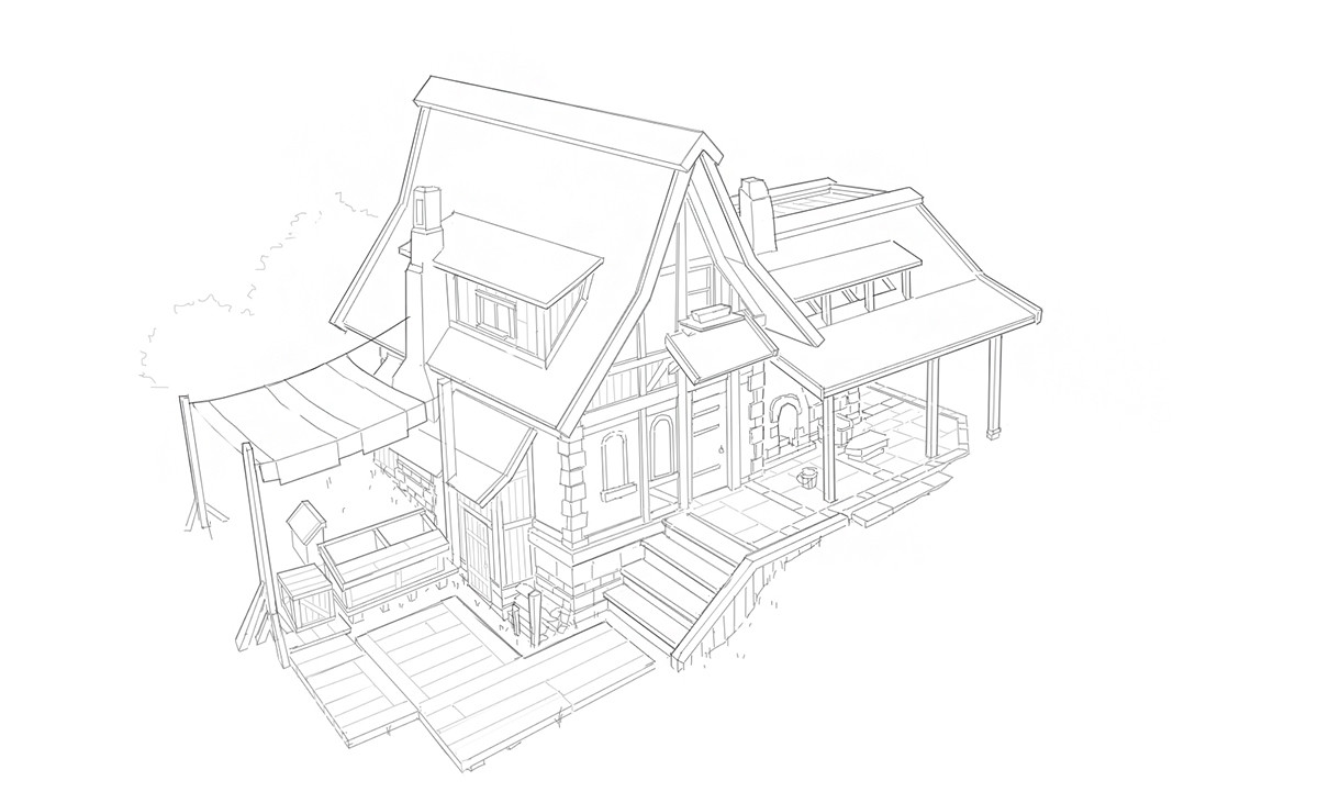 ArtStation - Fantasy House