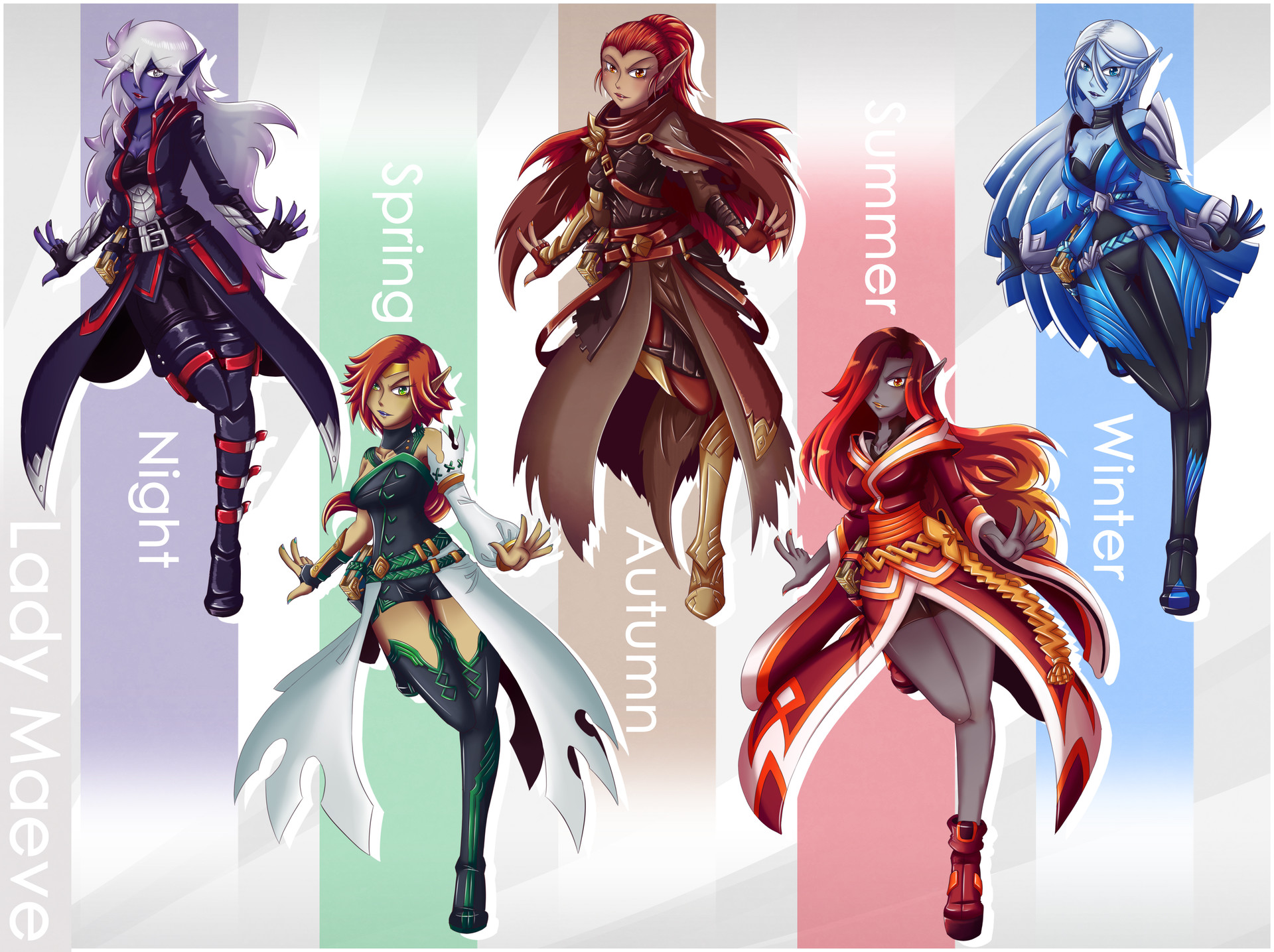 ArtStation - Lady Meave - D&D Character Desing Commission