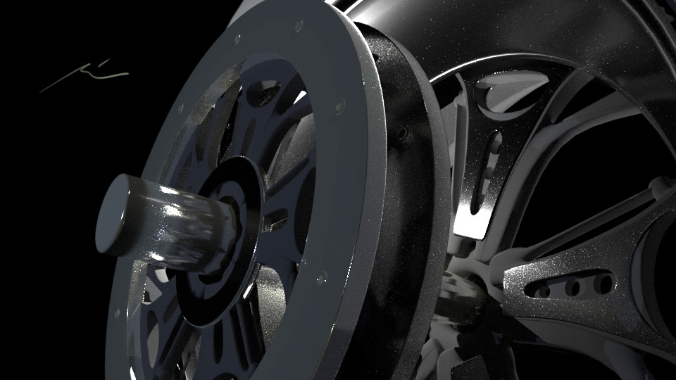 ArtStation - BACK WHEELL IN PROGRESS