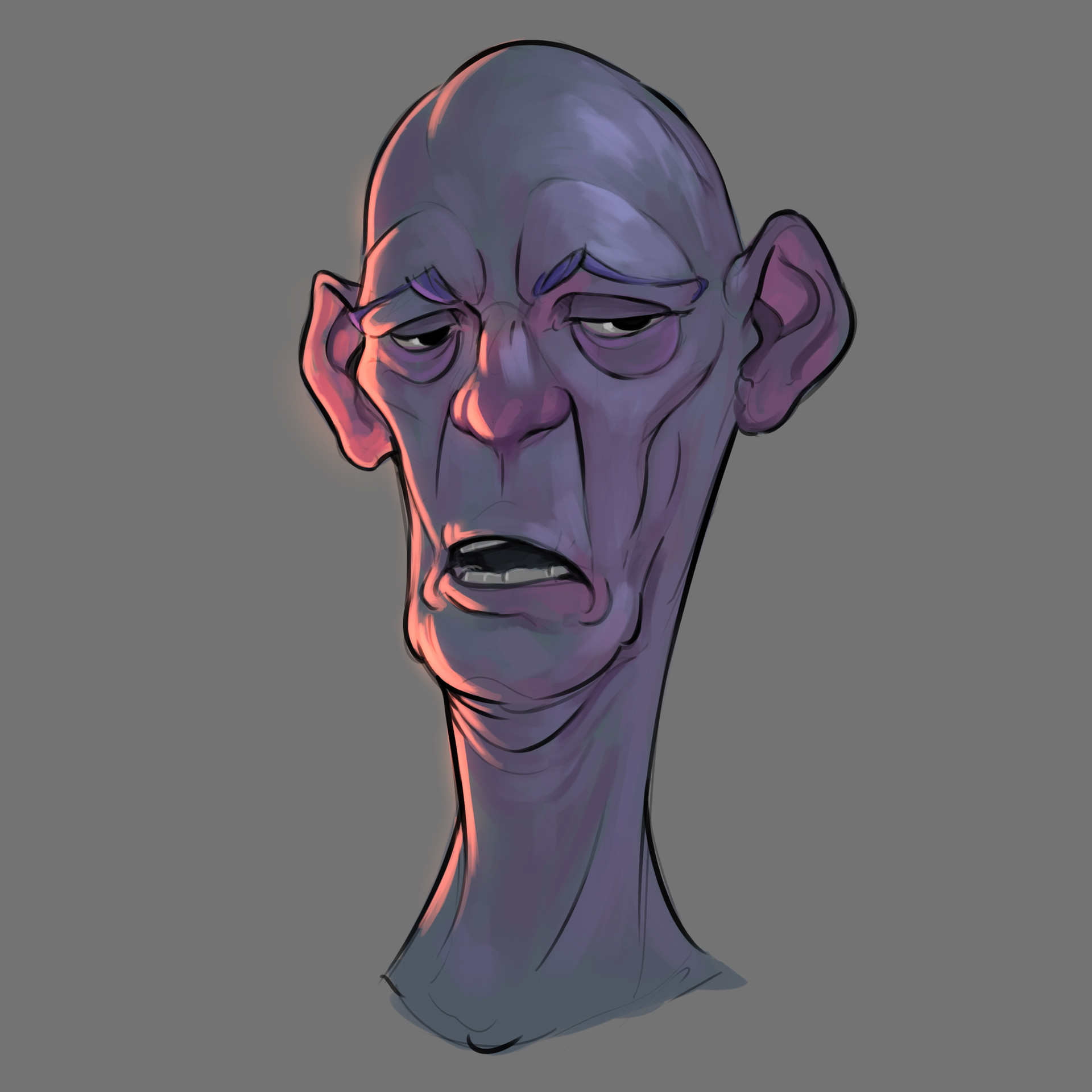 ArtStation - Purple Face