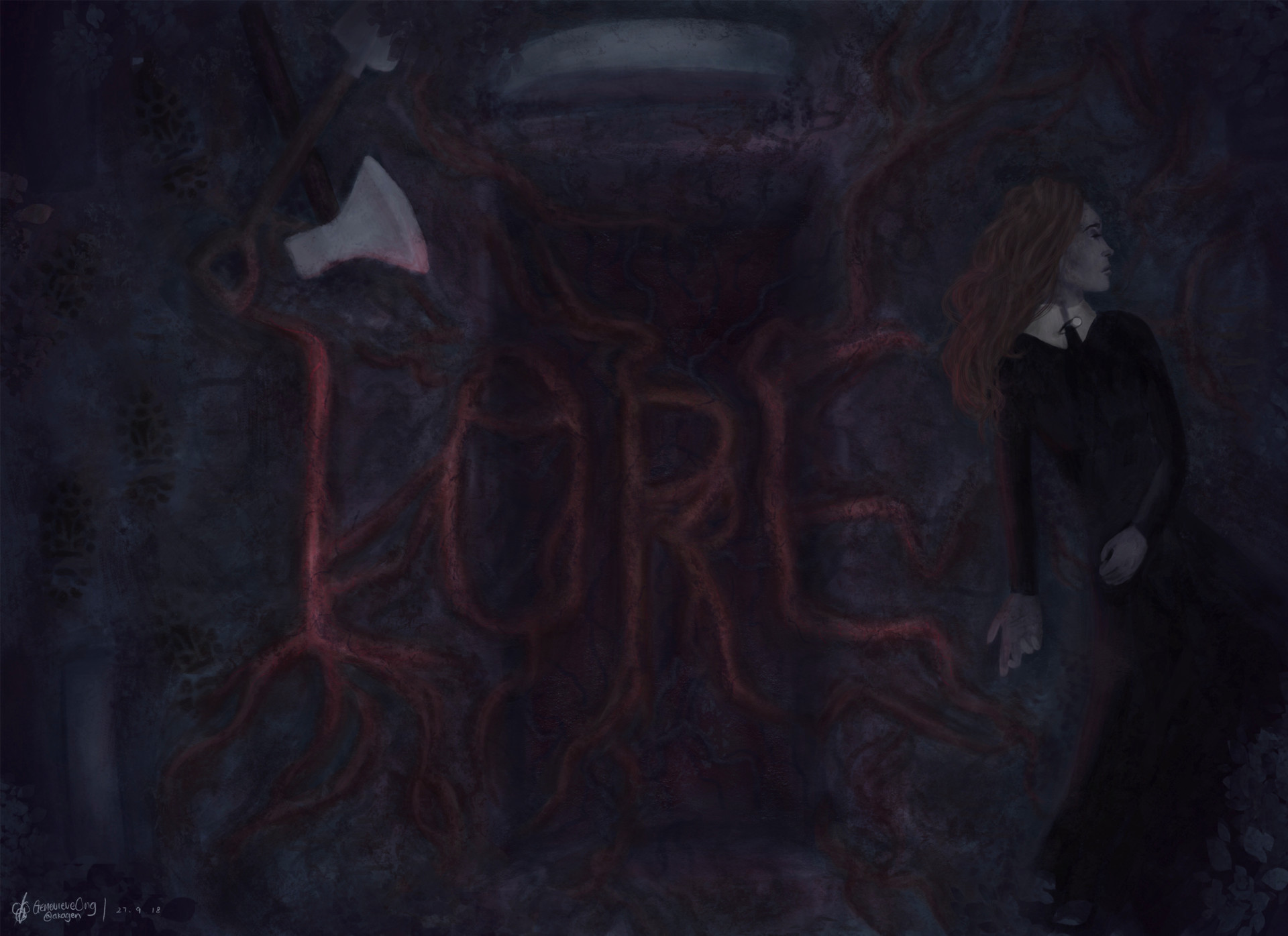 ArtStation - Grave Heart (Lore Concept Poster No. 3)