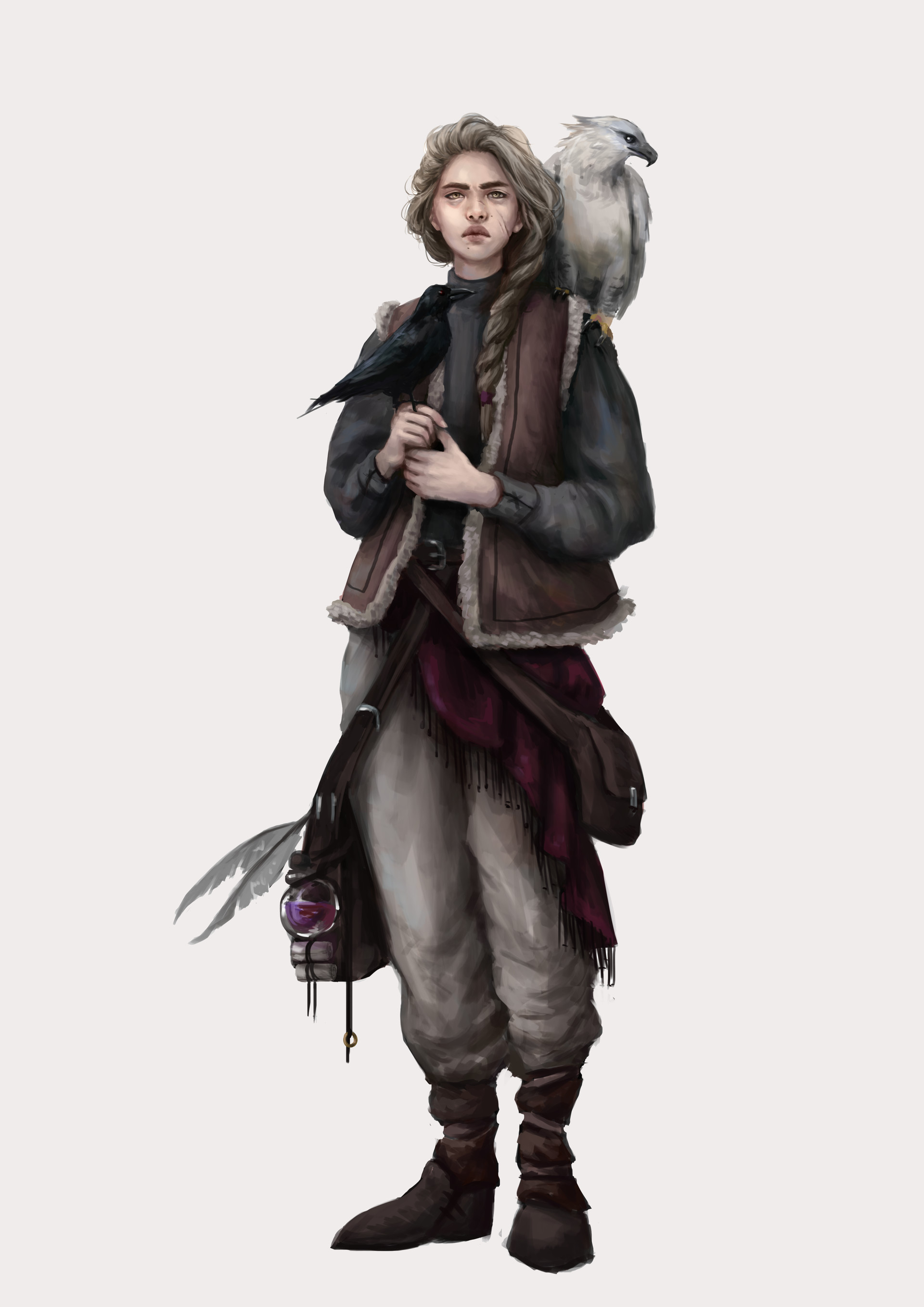 ArtStation - bird lady 2017