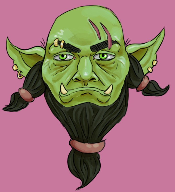 ArtStation - Another Half Orc