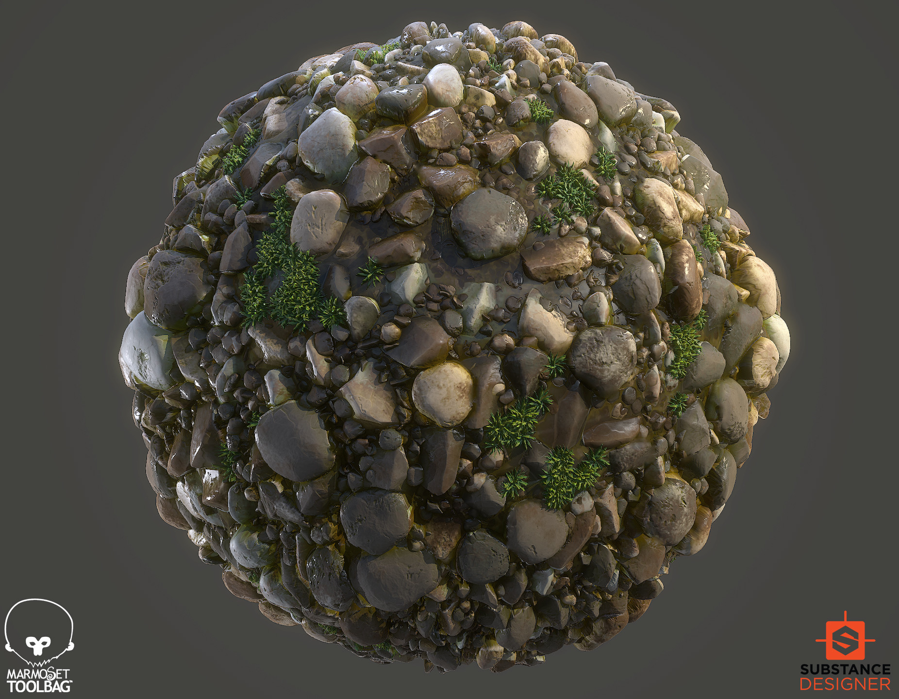 ArtStation - River Stones