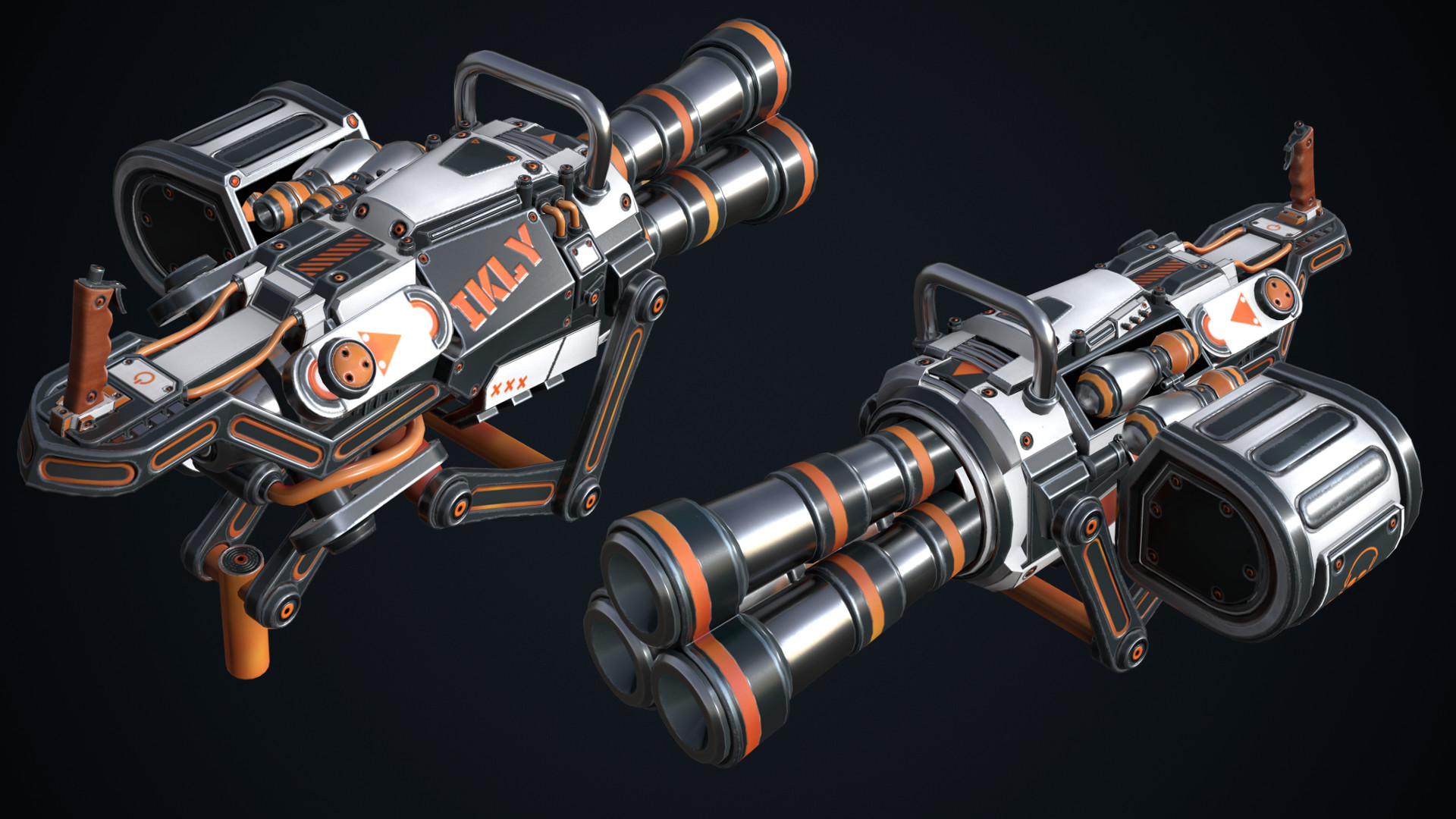 Dmitriy Shchukin - Stylized Rocket launcher gun