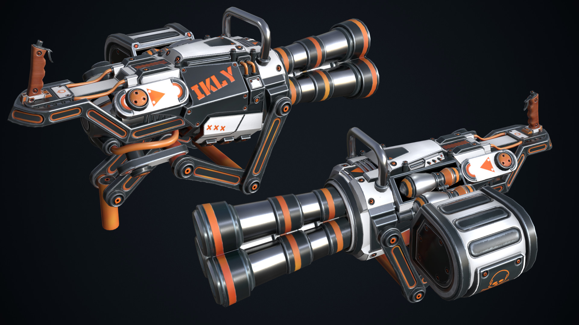 Dmitriy Shchukin - Stylized Rocket launcher gun