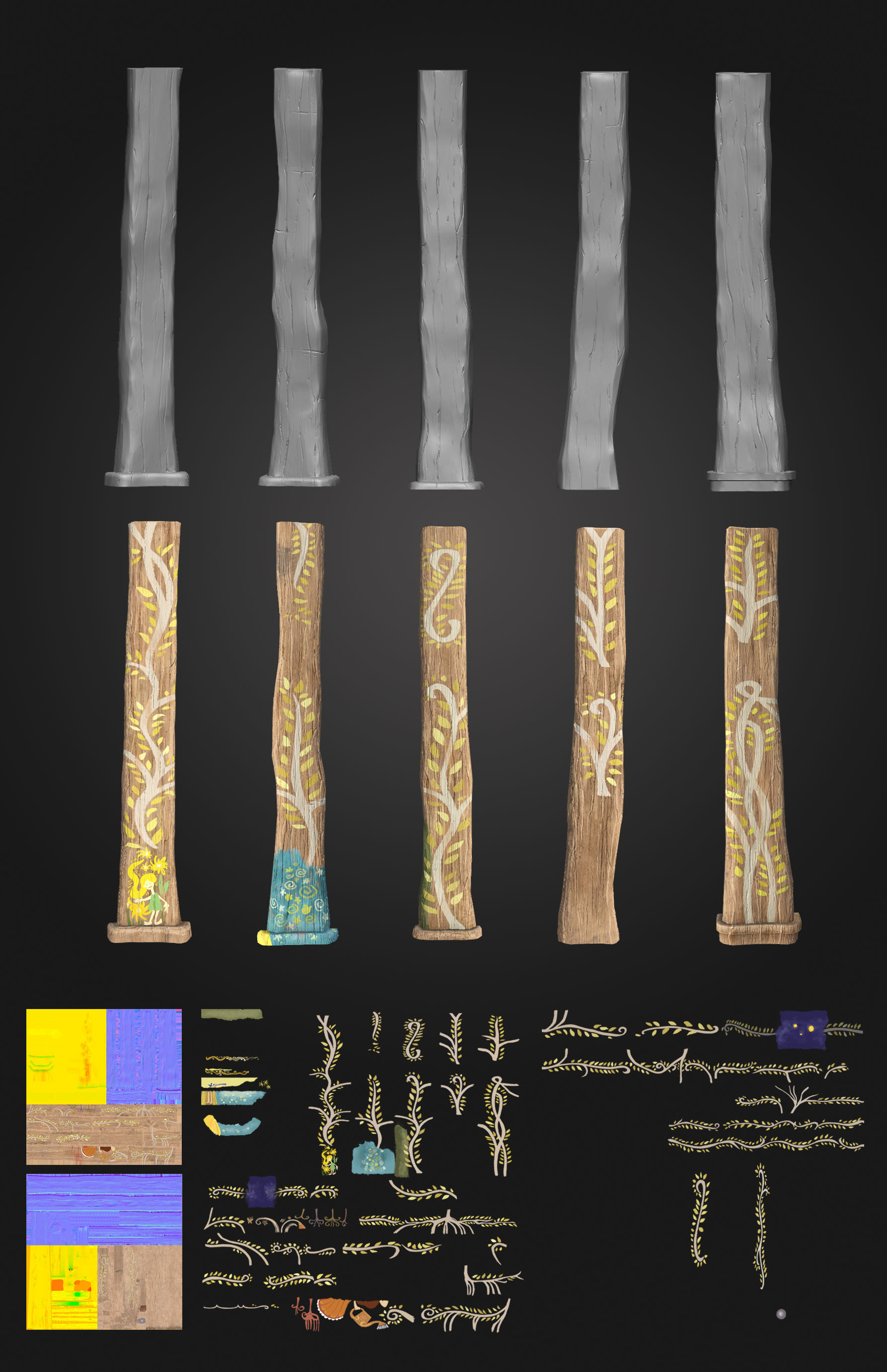 Hye yun Lee - Tangled_3D modeling