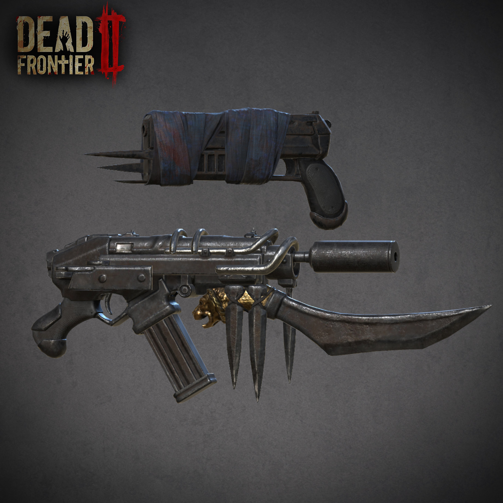 Dobrin Vasilev - Weapons - Dead Frontier 2 3D Game Art