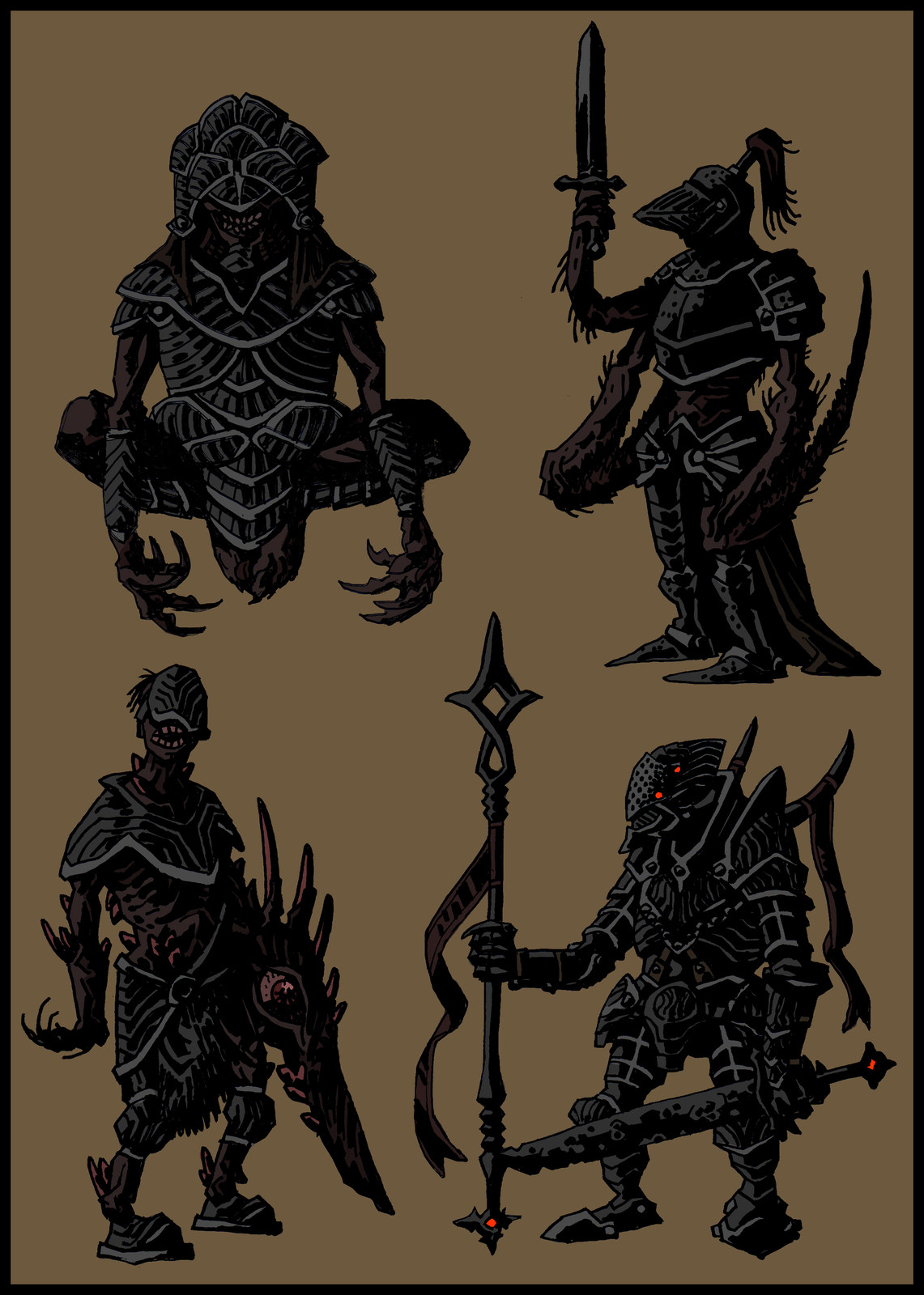 Jussi Pylkäs - Dark fantasy creature concepts
