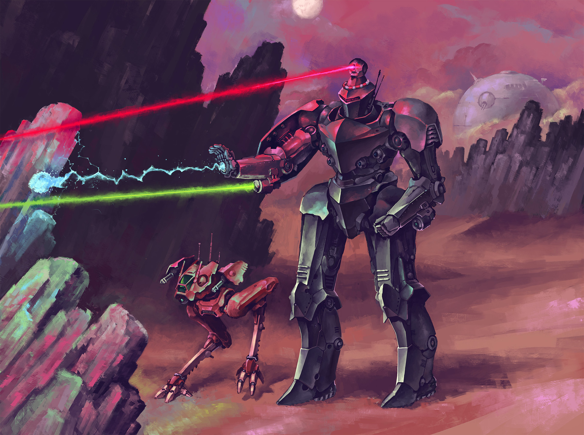 ArtStation - Black Knight & Locust