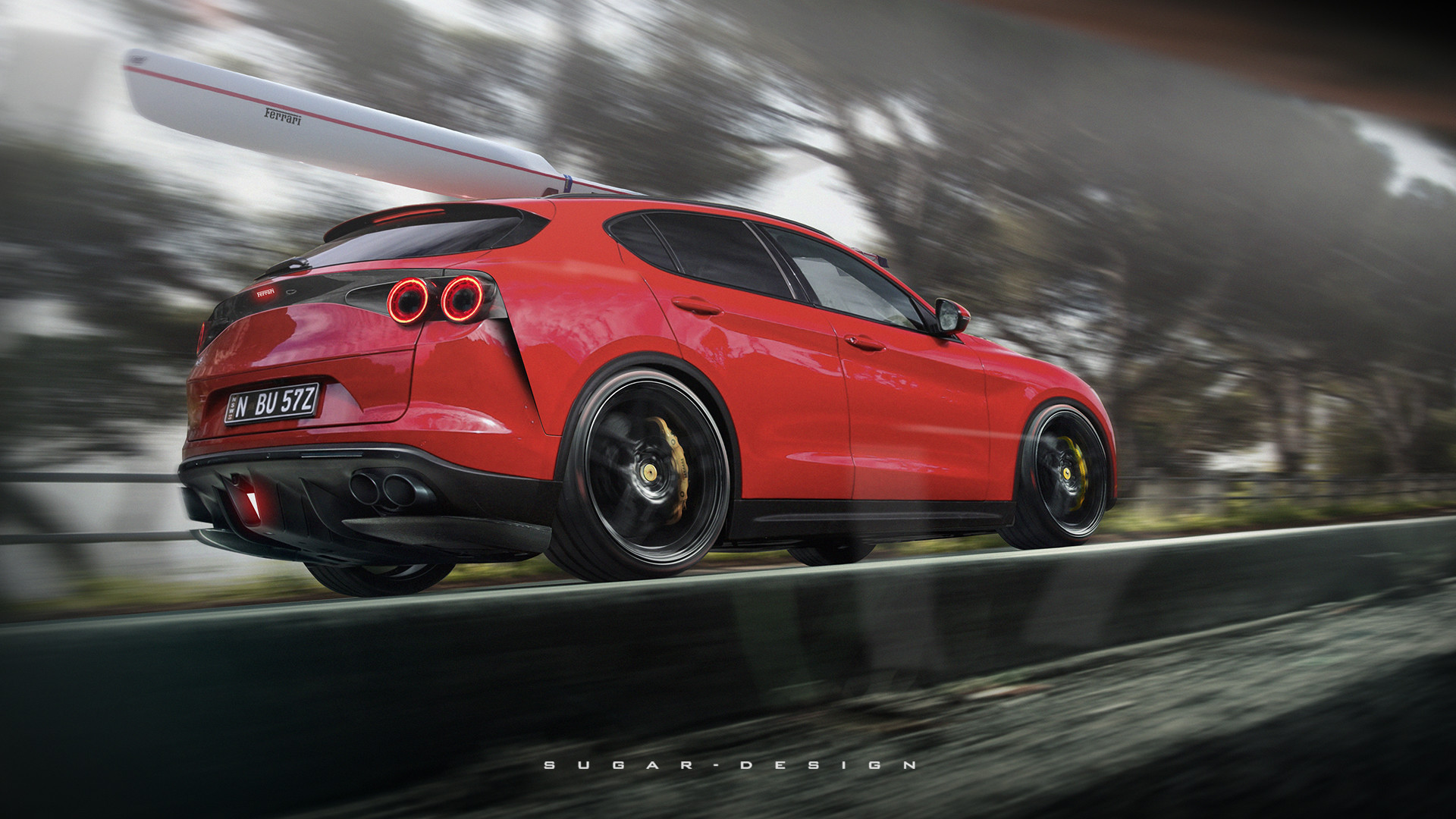 ArtStation - Ferrari SUV?