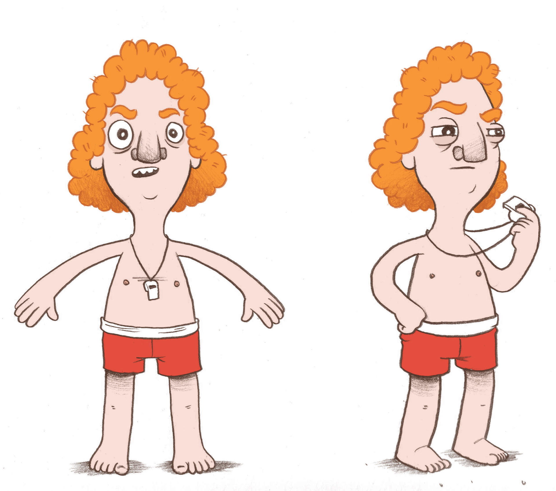 Scott DaRos - Justin the Ginger Lifeguard