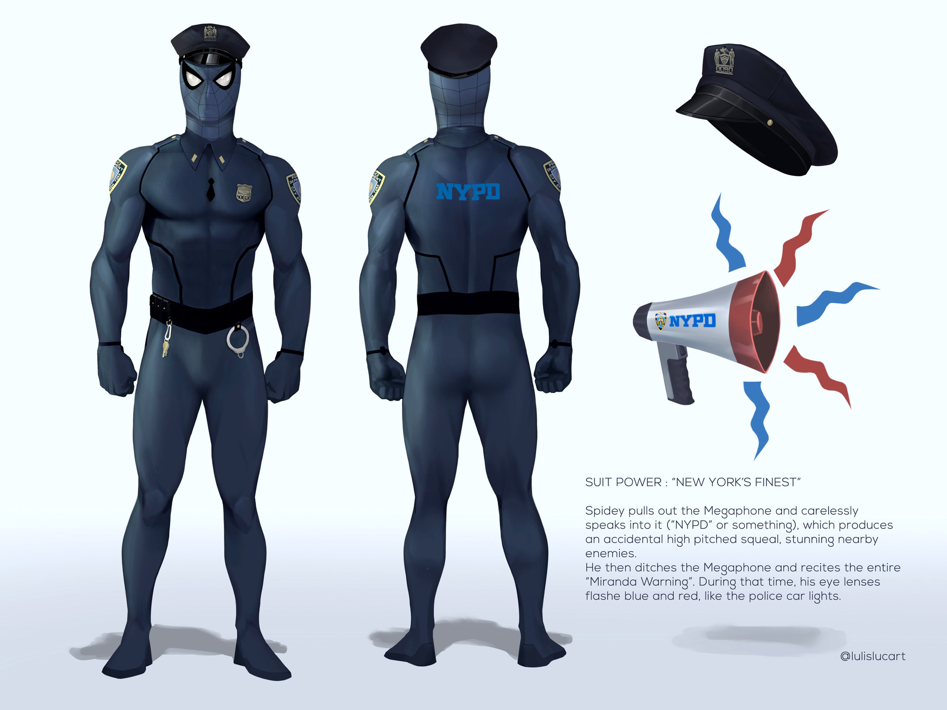 ArtStation - Spider Cop Concept Art