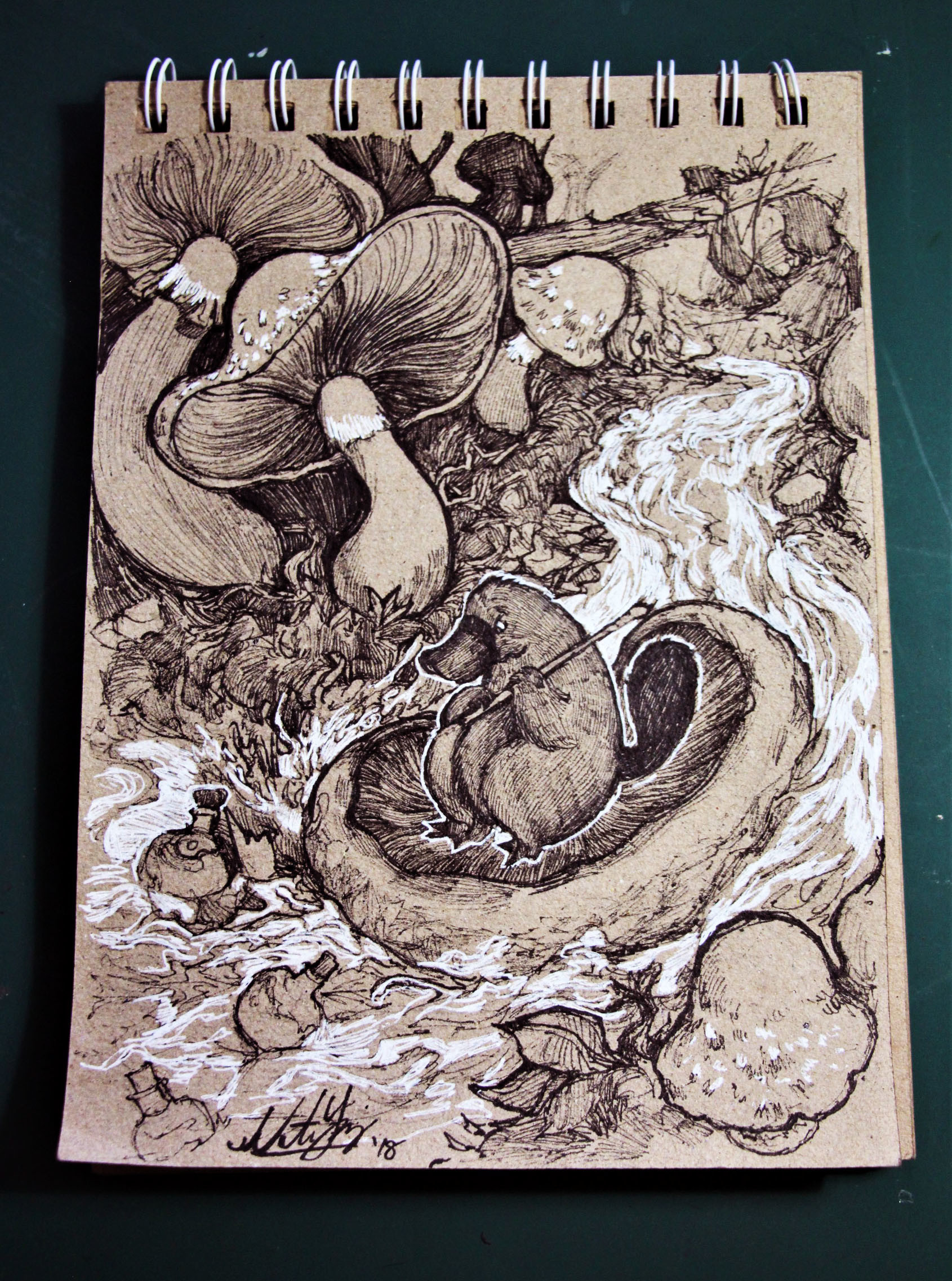 ArtStation - Inktober 2018 Day 1-Poisonous