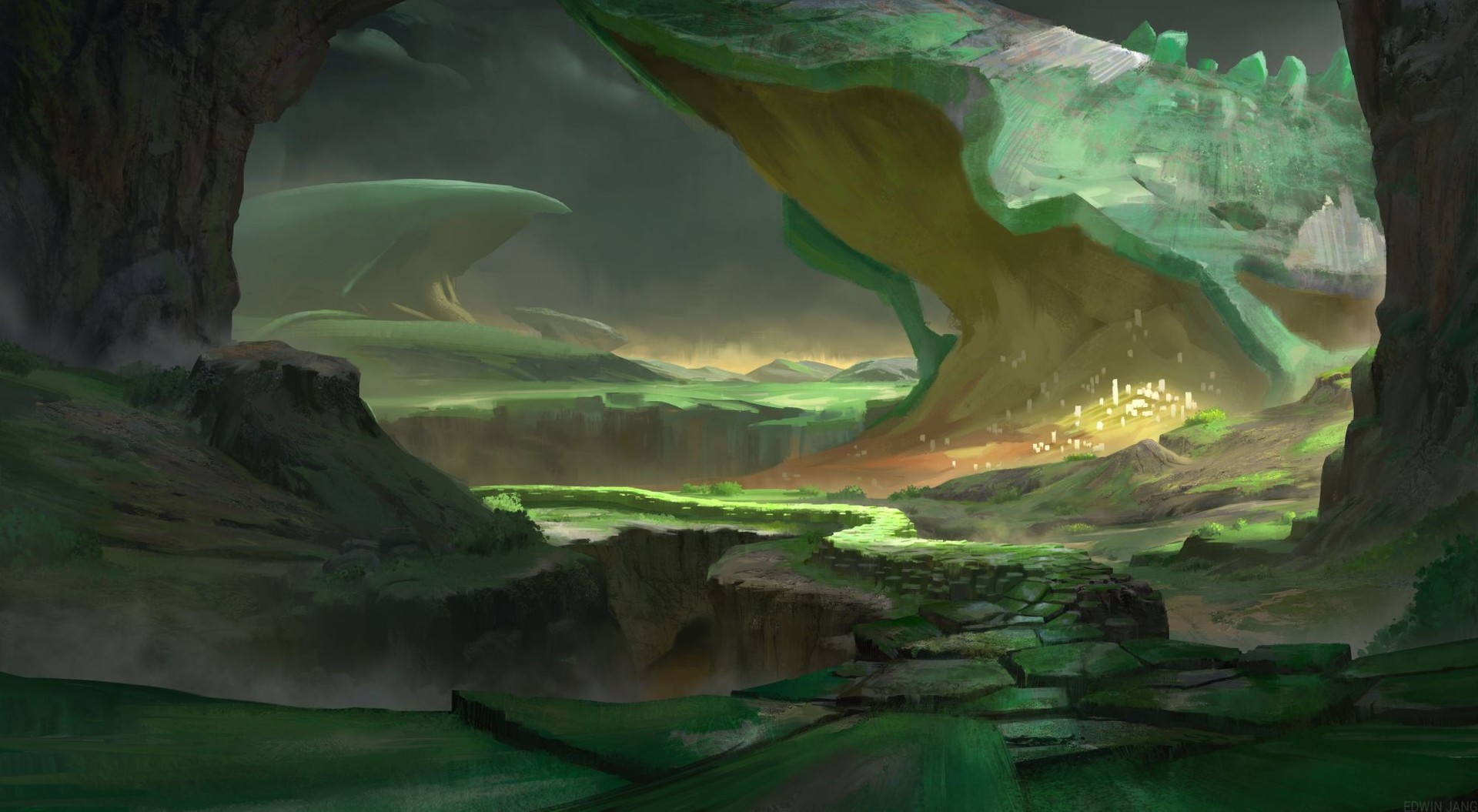 ArtStation - alien world