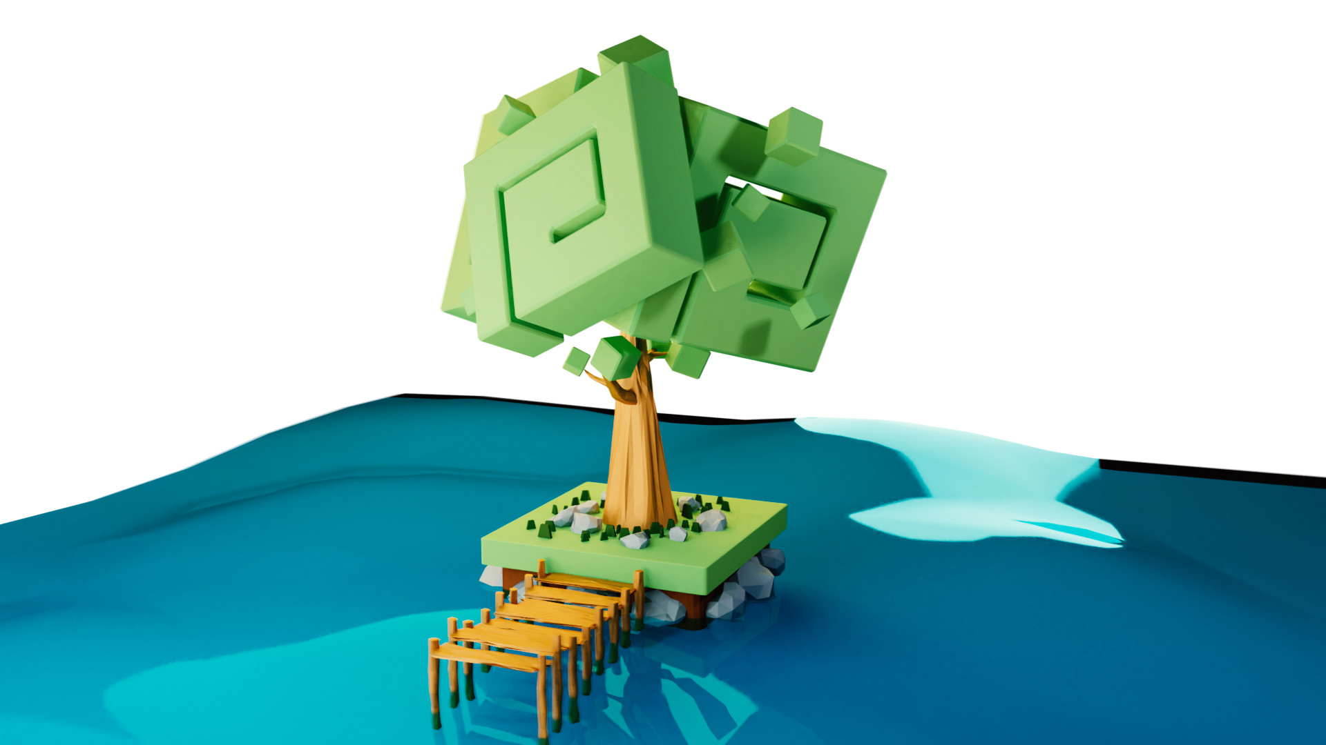 ArtStation - Low Poly Tree