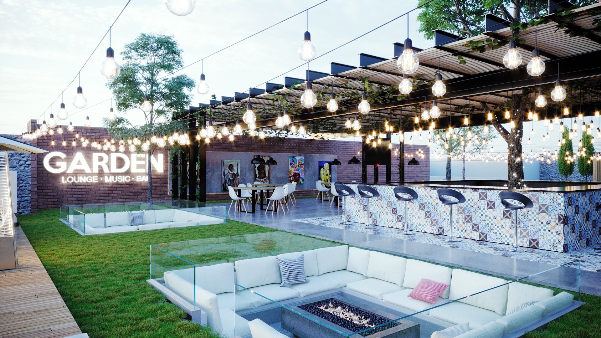 ArtStation - Garden Bar