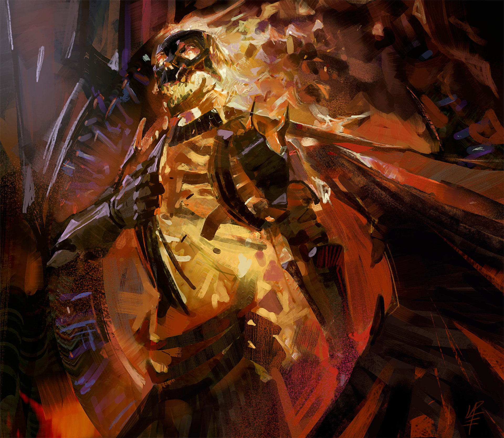 ArtStation - One Fiery Boi