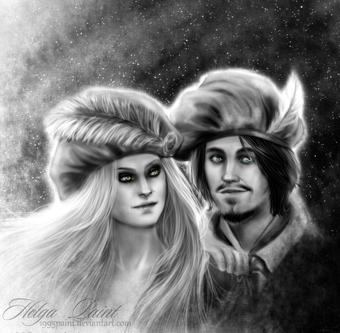 ArtStation - Priscilla and Jaskier