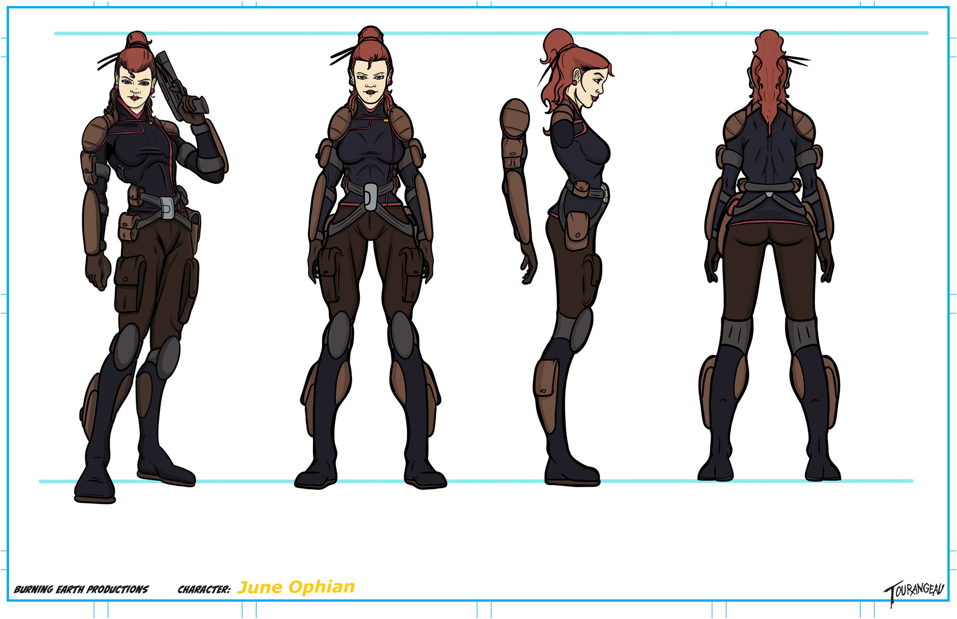 ArtStation - Burning Earth Productions - June Ophian modelsheet