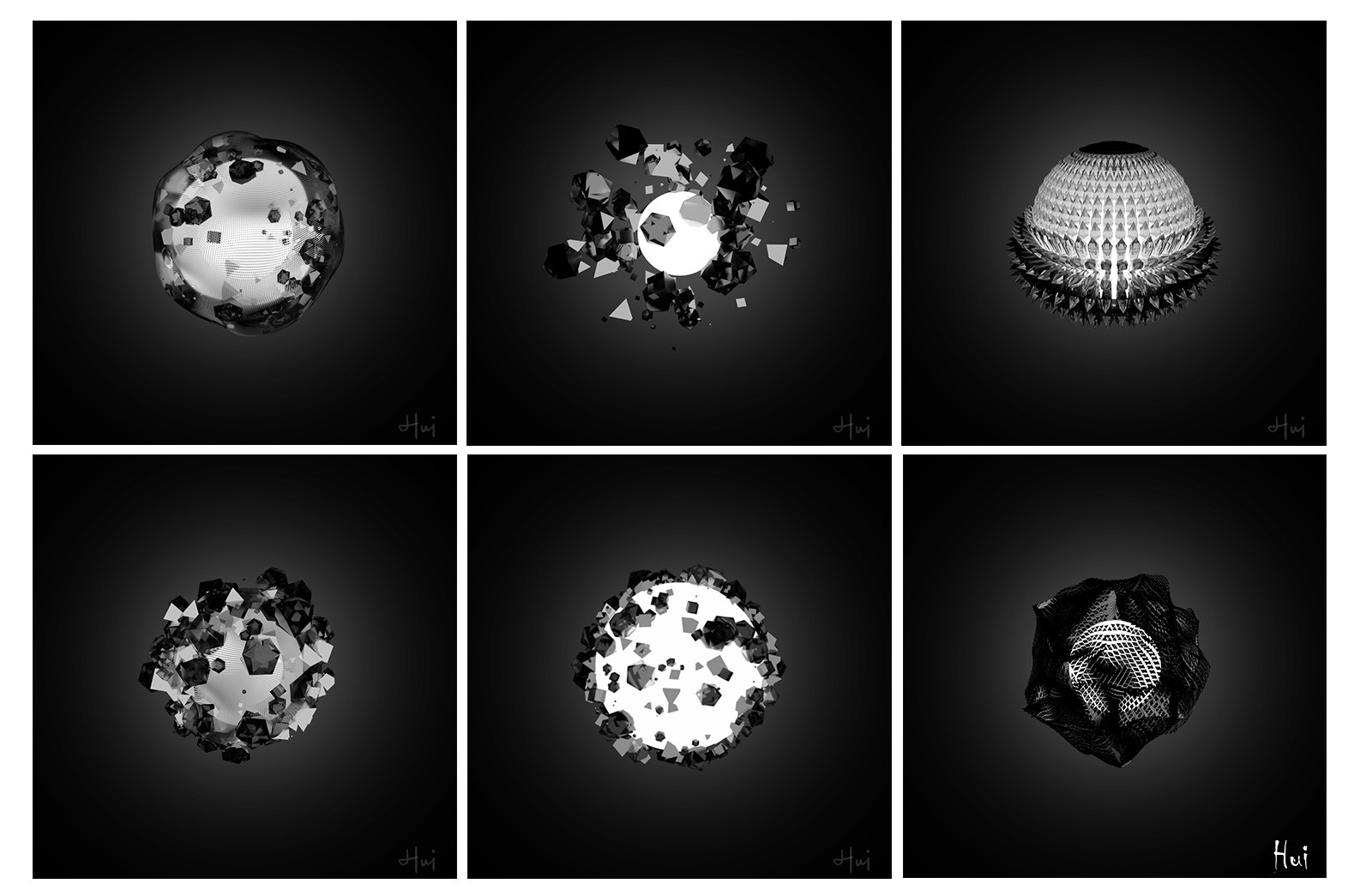 ArtStation - C4d FUI_P1_SphereEffects