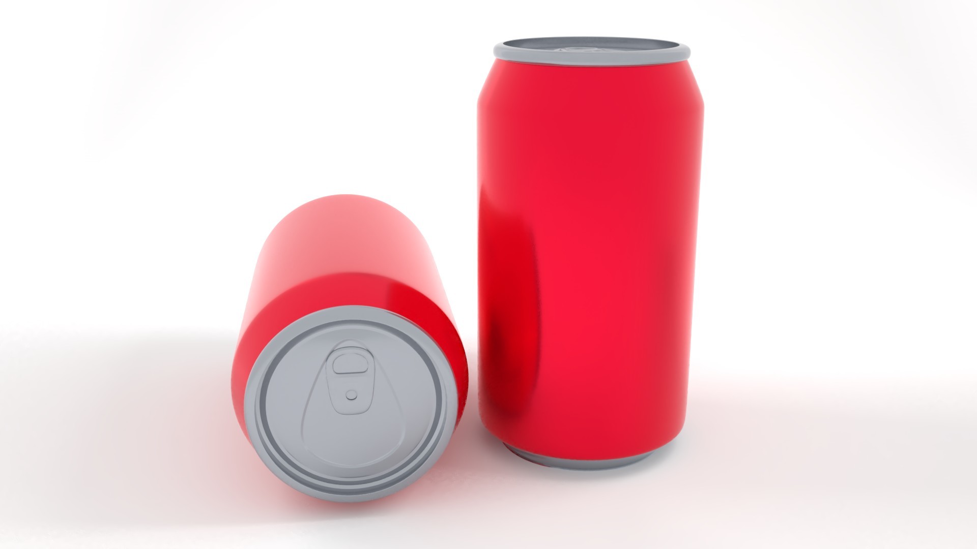 Blank Red Soda Can