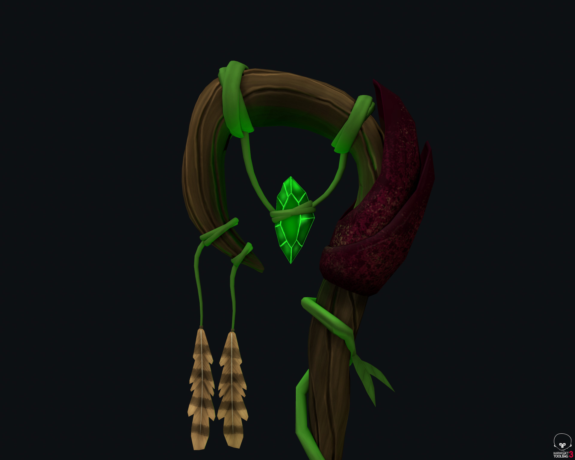 ArtStation - Druid Staff