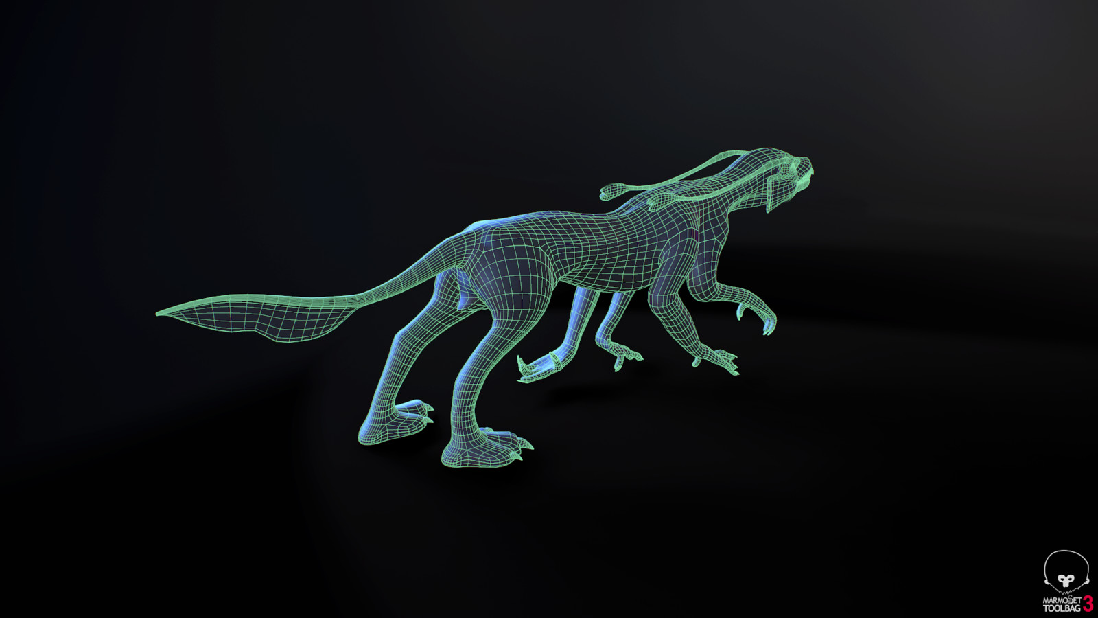 Navin Jude - Viperwolf 3d model "avatar creature"