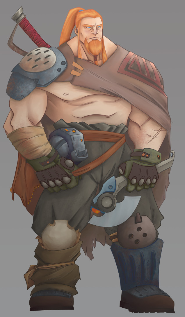 ArtStation - Dystopian Character - FORJA RPG