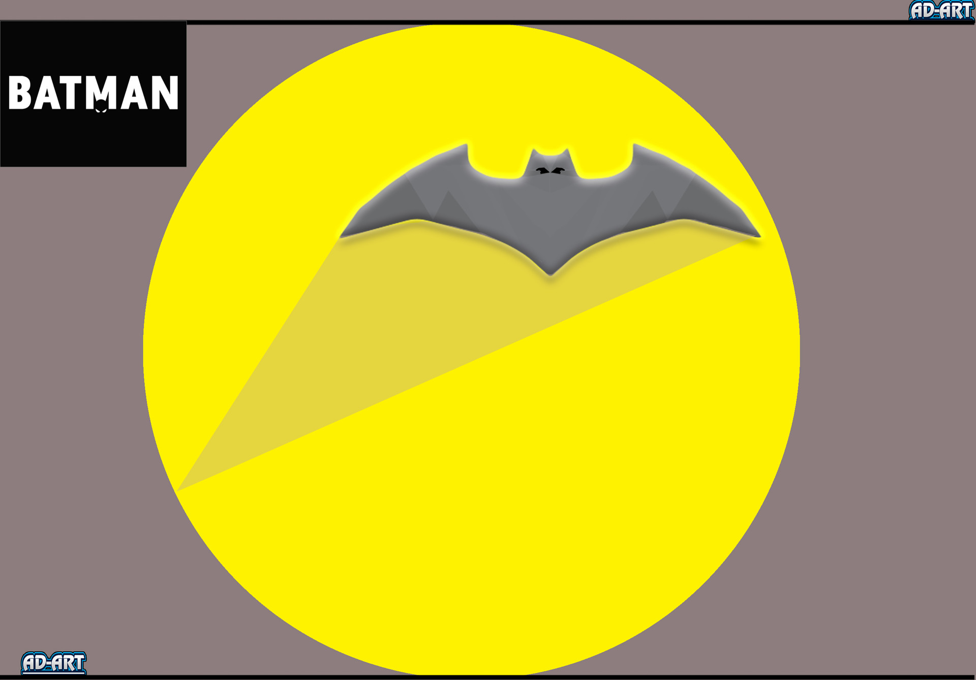 ArtStation - Batman logo illustration