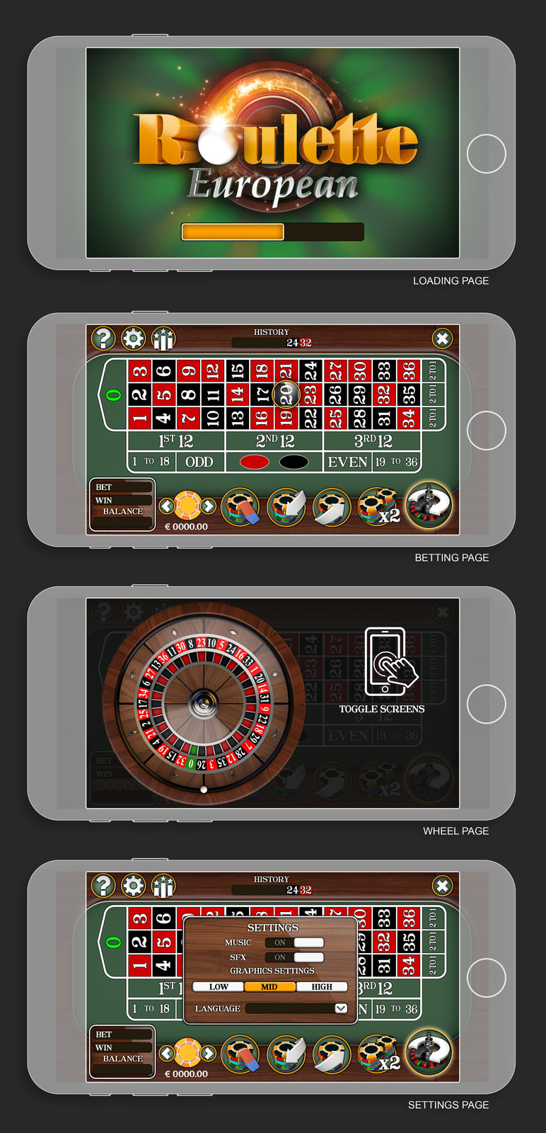 David Aksamit - Roulette Mobile Game
